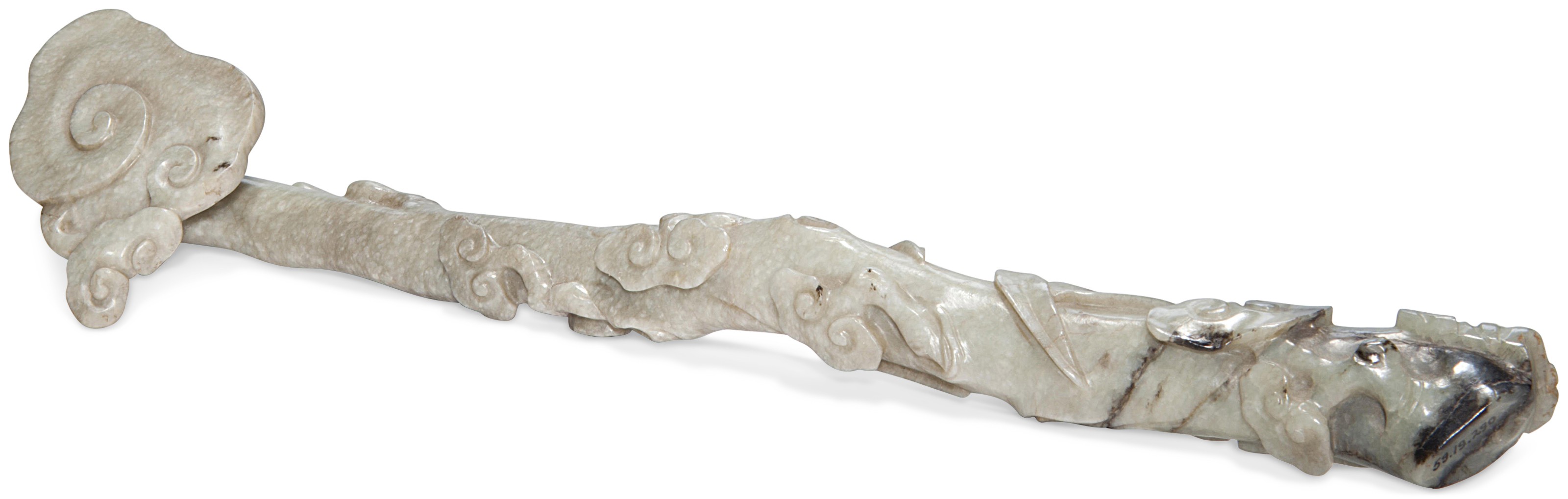 A GREYISH-WHITE JADE RUYI SCEPTER, MING DYNASTY (1368-1644) | Christie’s
