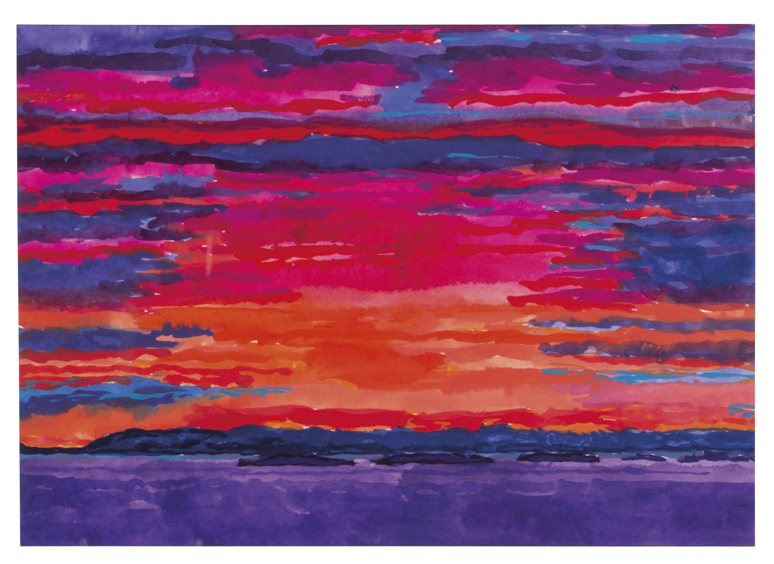 GRAHAM NICKSON (B. 1946), Thimble Island Sunset | Christie’s