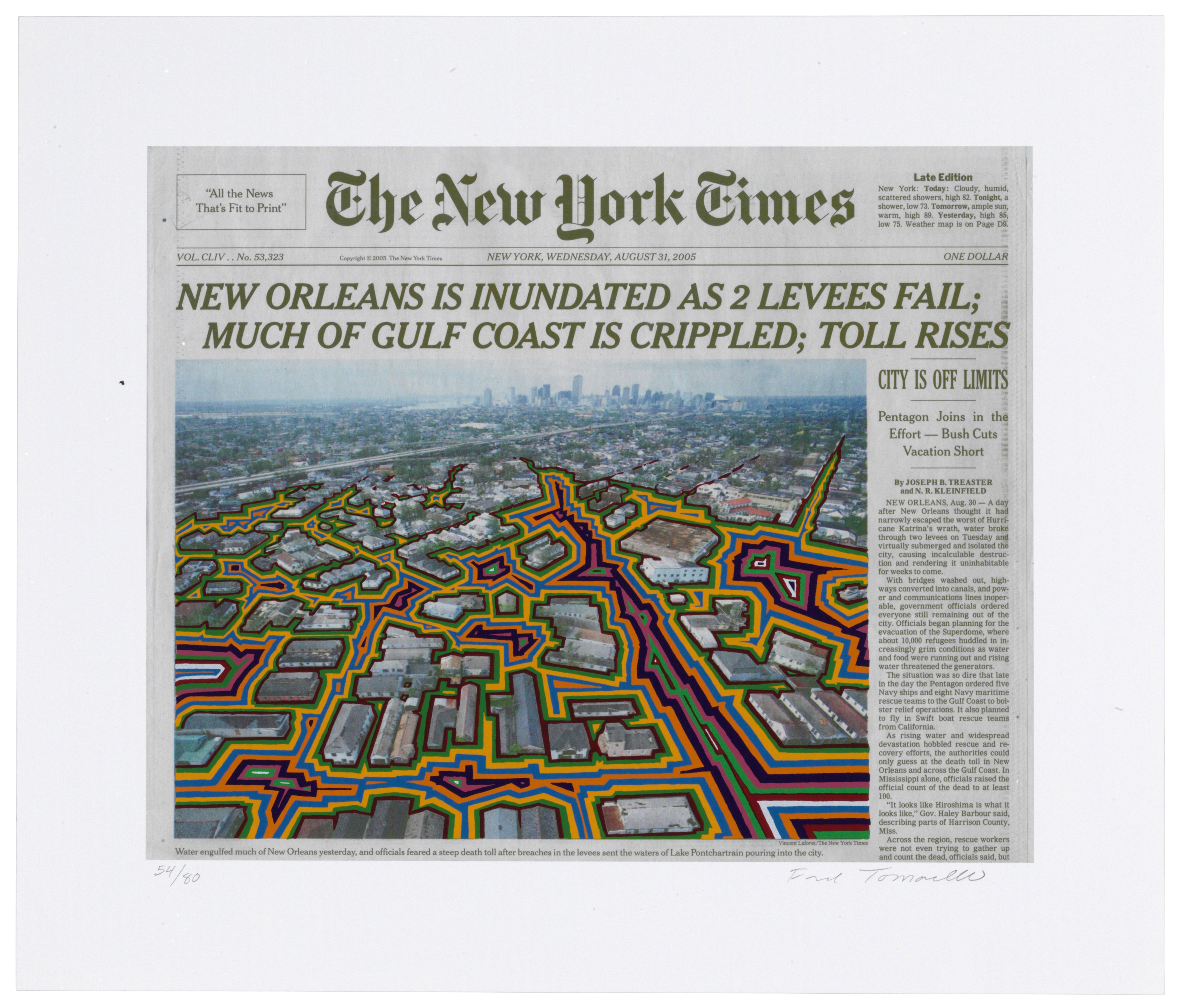FRED TOMASELLI (B. 1956), August 31, 2005 | Christie’s