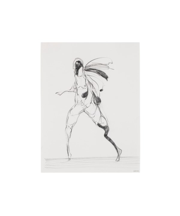 NICOLA TYSON (B. 1960), Untitled (sketch book page) #12; Untitled ...