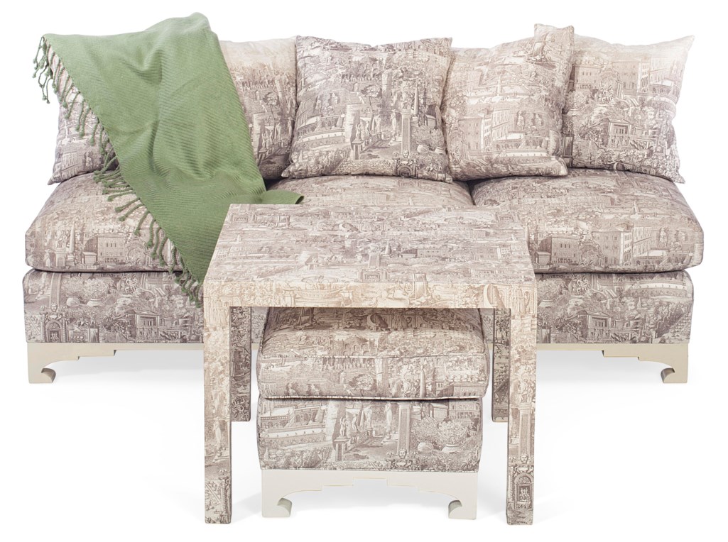 A SUITE OF UPHOLSTERED TOILE FURNITURE, MODERN | Christie’s