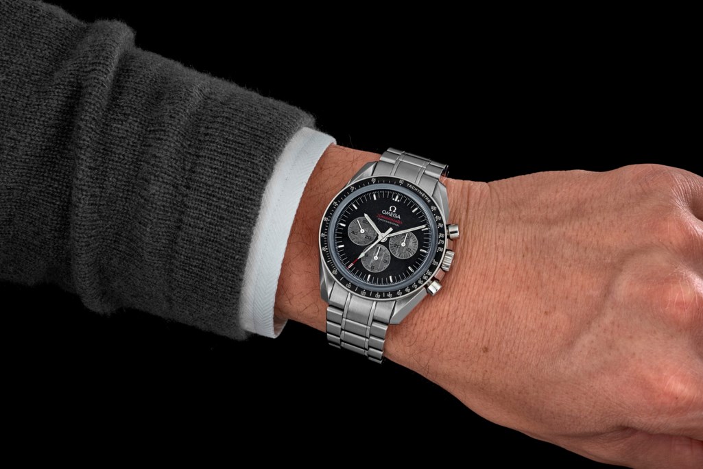OMEGA, SPEEDMASTER PROFESSIONAL "MOONWATCH" WITH METEORITE DIAL, REF ...