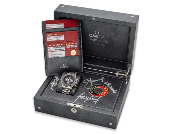 OMEGA, SPEEDMASTER PROFESSIONAL "MOONWATCH" WITH METEORITE DIAL, REF ...