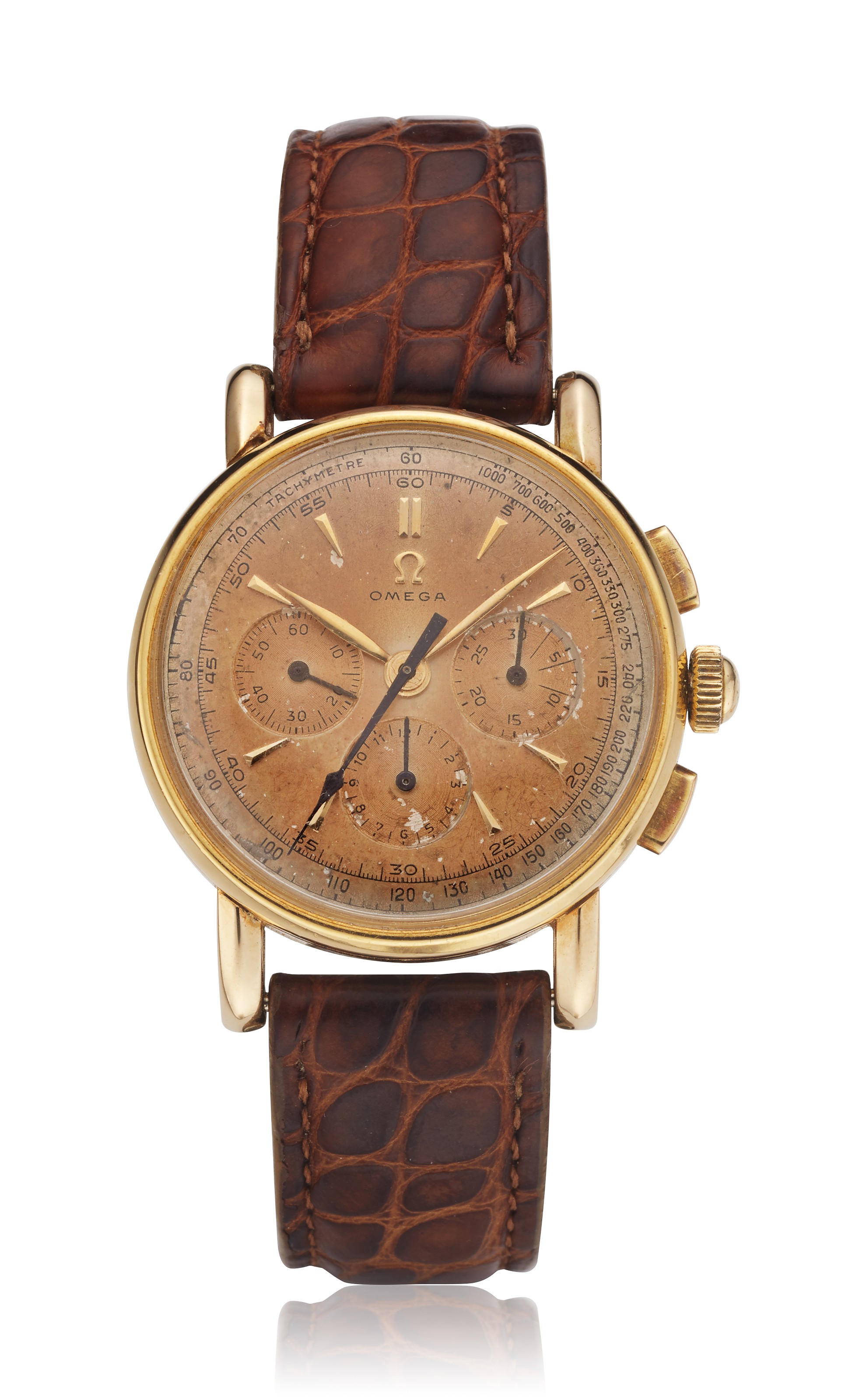 OMEGA, 14K CHRONOGRAPH, REF. 2439, | Christie’s