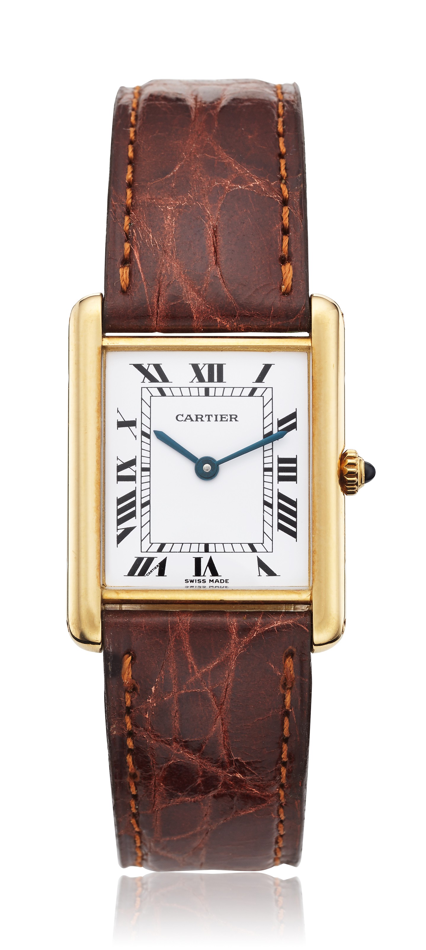 CARTIER, 18K QUARTZ TANK, | Christie’s