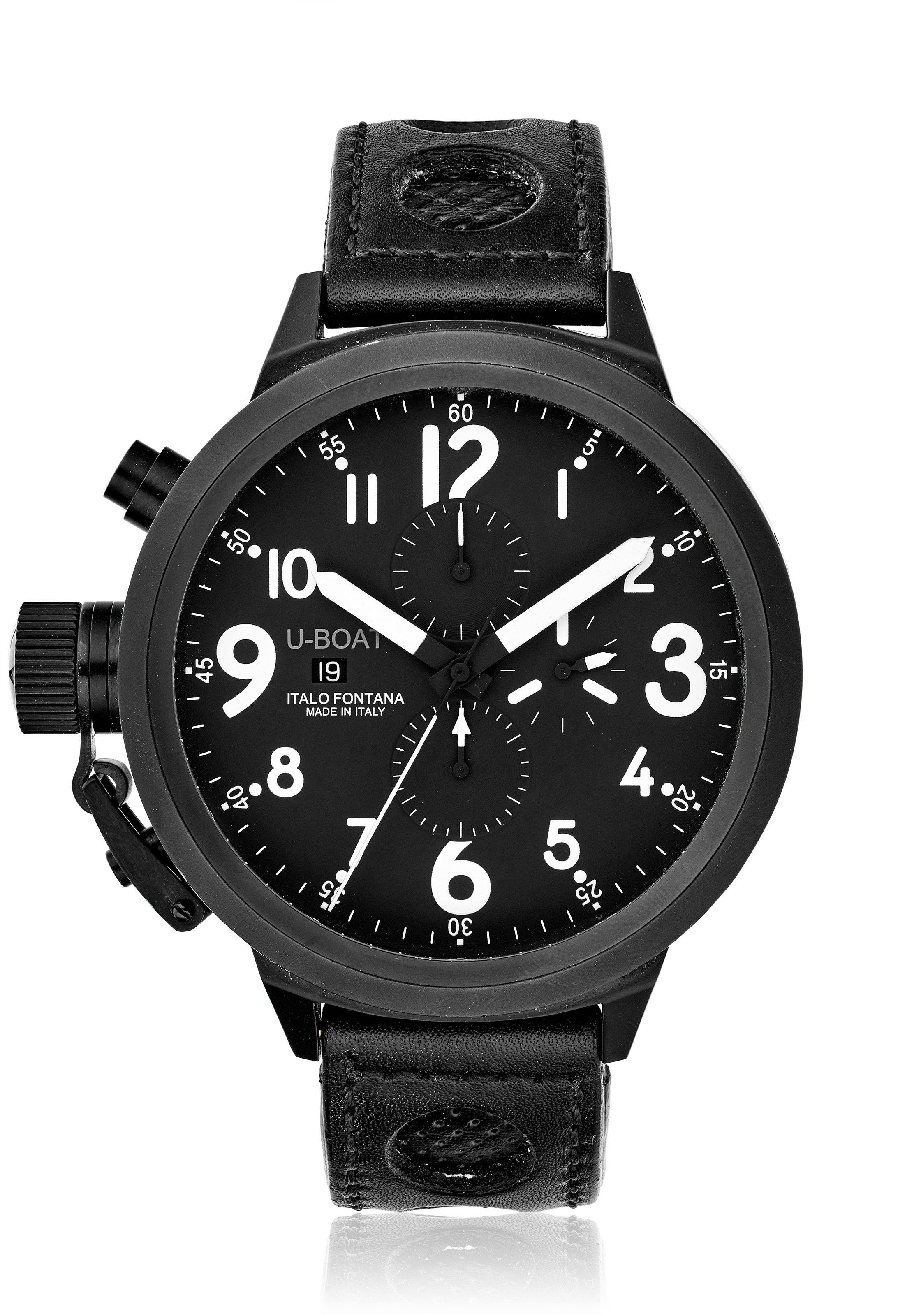 U-BOAT, LEFT-HANDED FLIGHTDECK ITALO FONTANA CHRONOGRAPH, REF. 316L ...