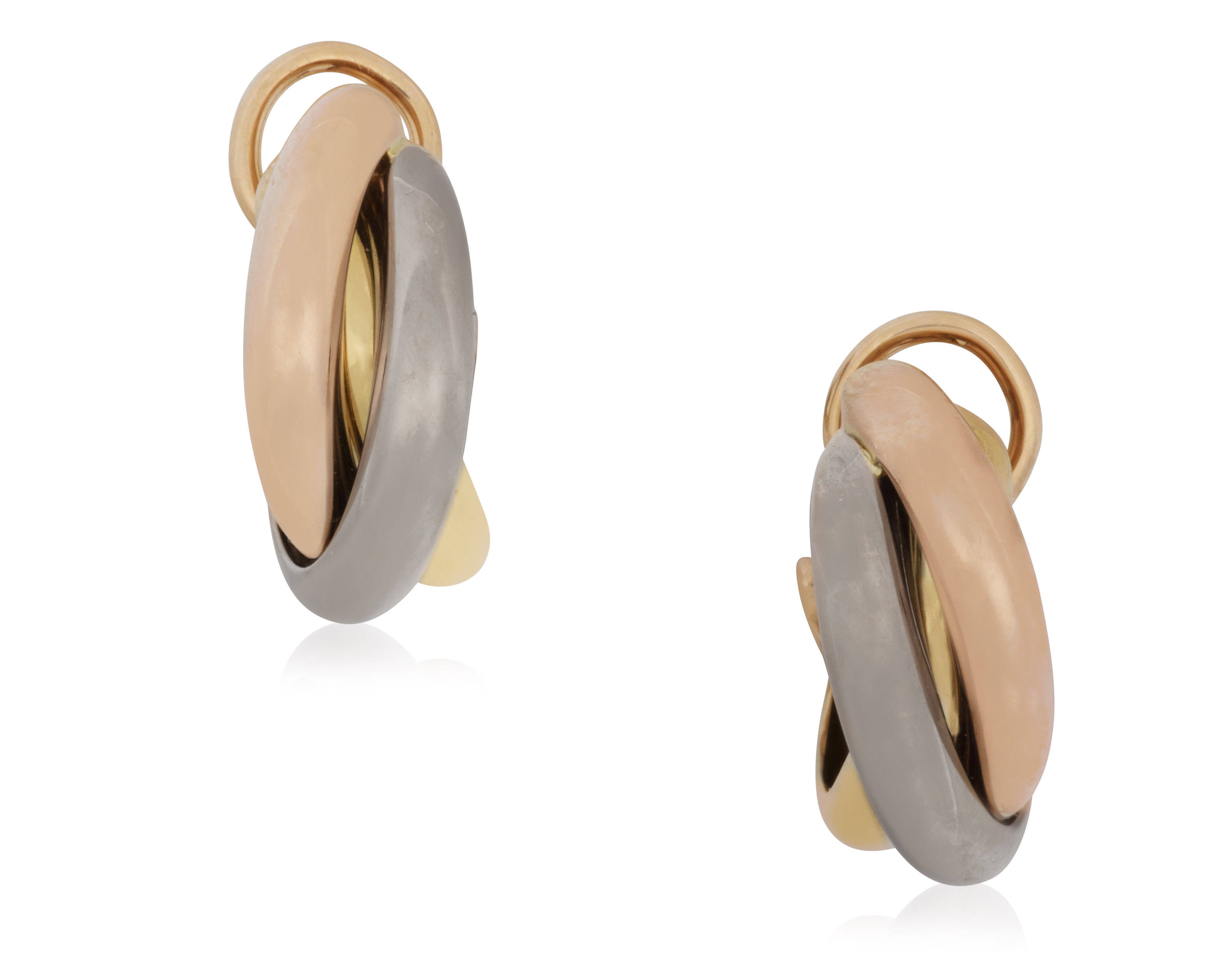 CARTIER 'TRINITY' HOOP EARRINGS, | Christie’s