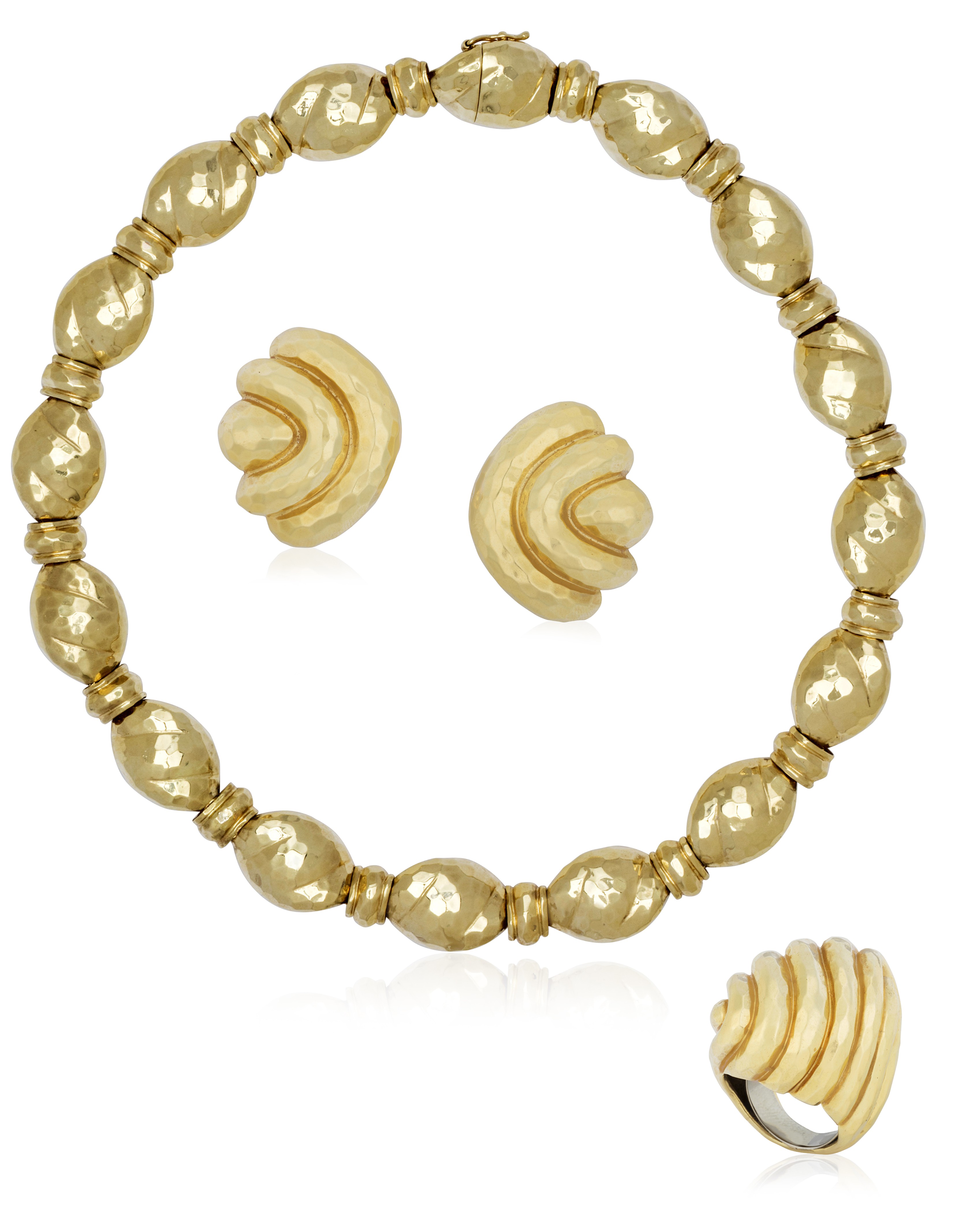 HENRY DUNAY GROUP OF GOLD JEWELRY, | Christie’s