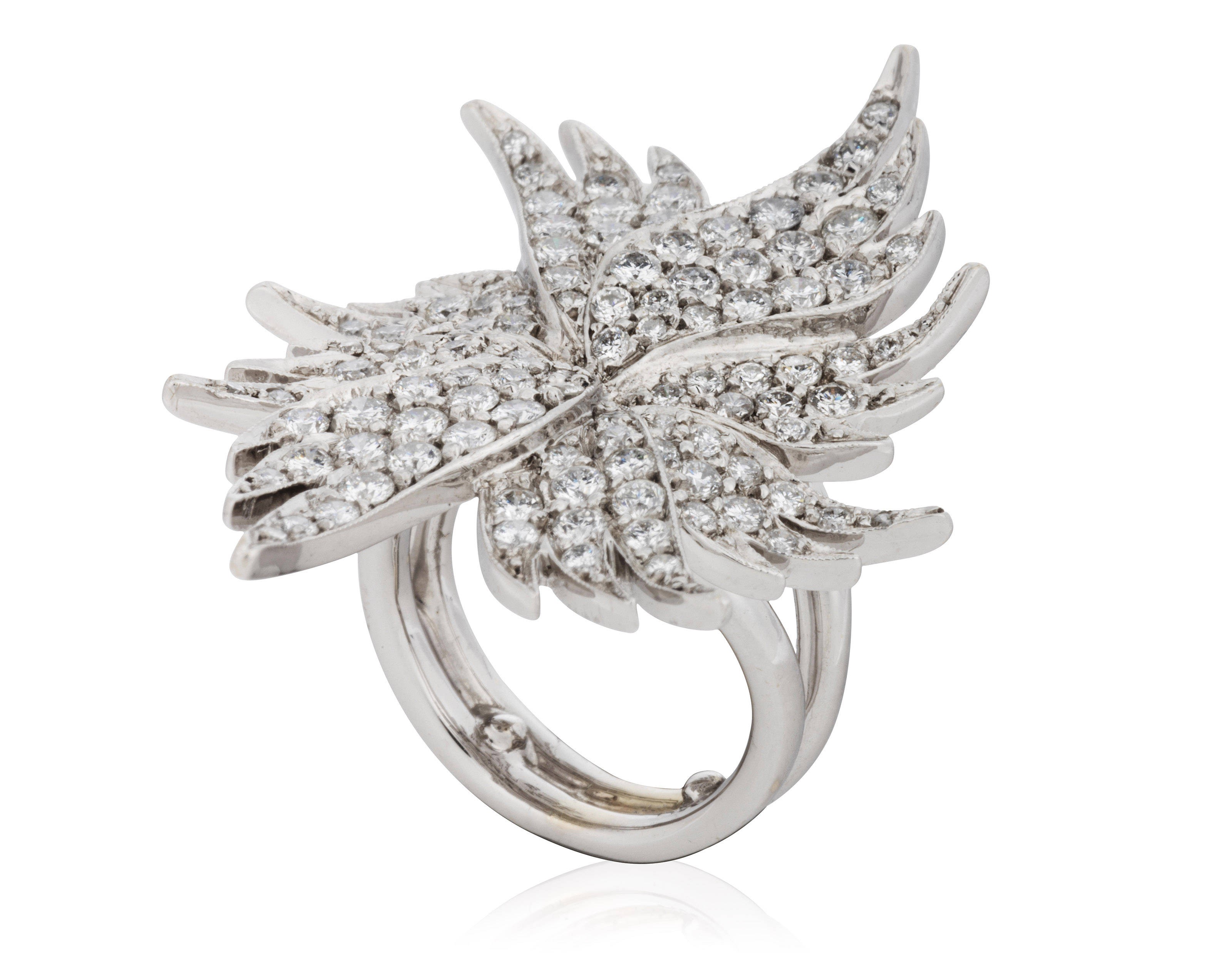 DIAMOND FEATHER RING, | Christie’s