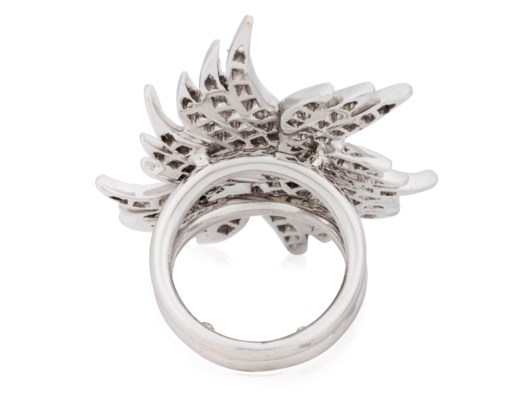 DIAMOND FEATHER RING, | Christie’s
