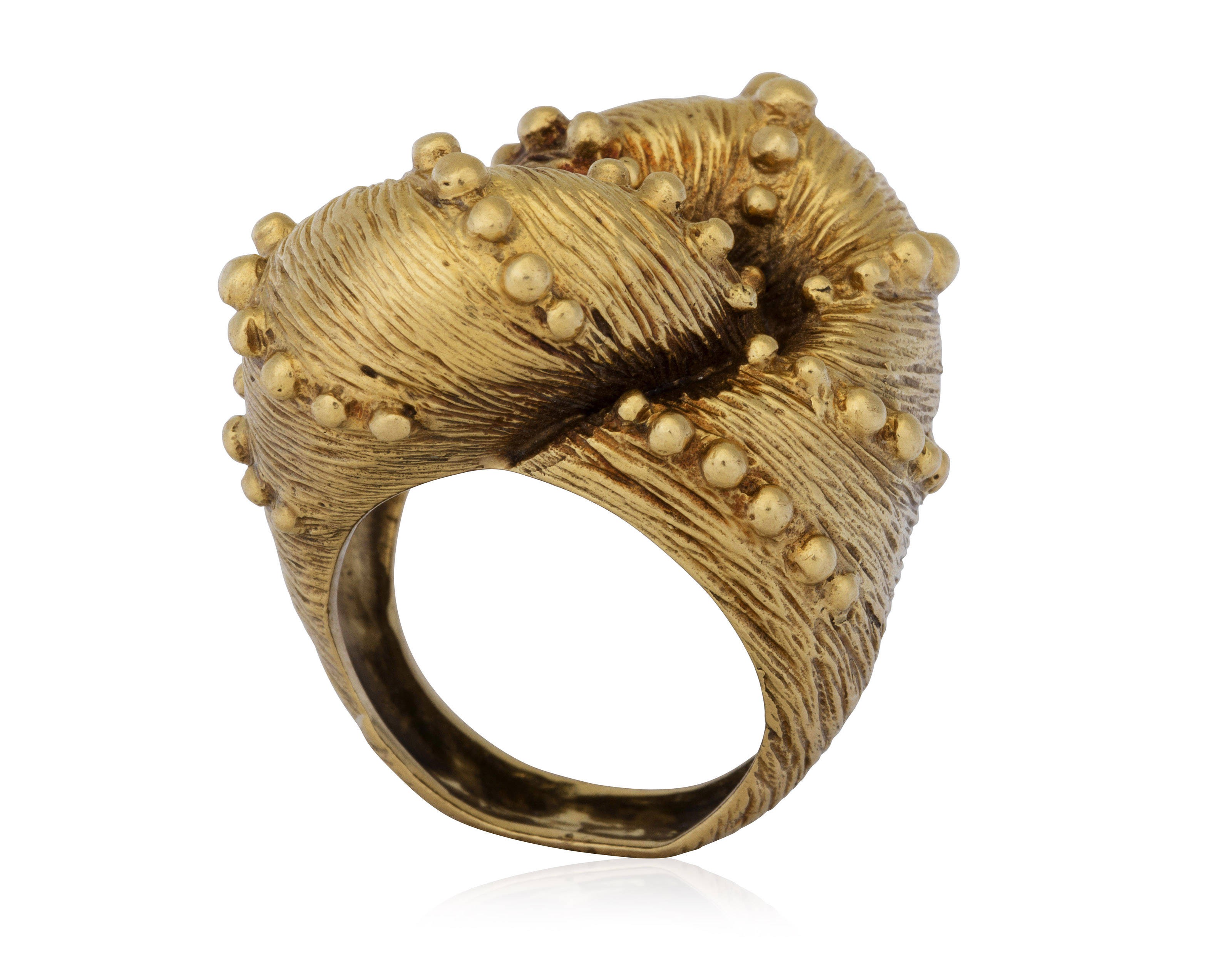 SCULPTED GOLD RING, | Christie’s