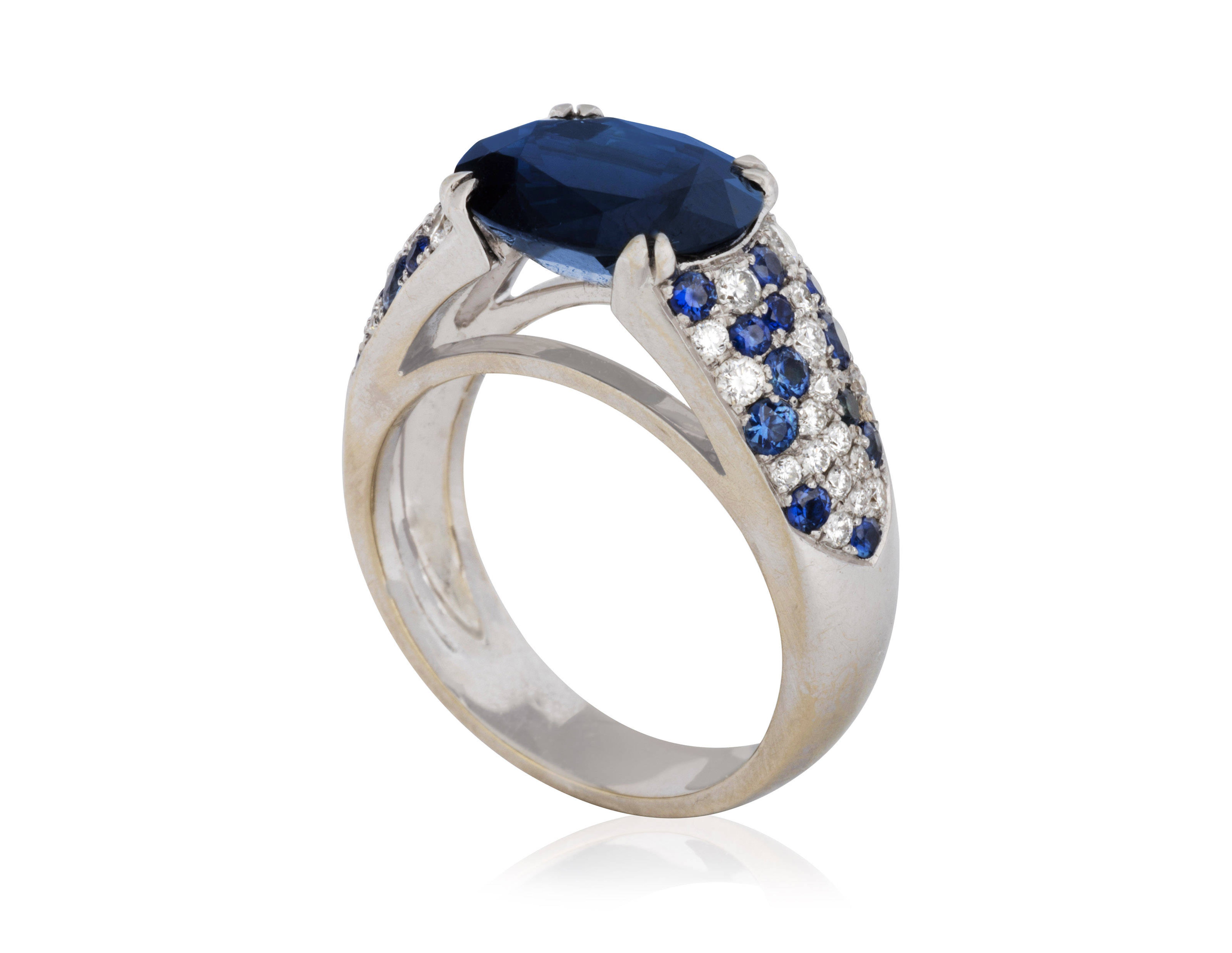 MAUBOUSSIN SAPPHIRE AND DIAMOND RING, | Christie’s