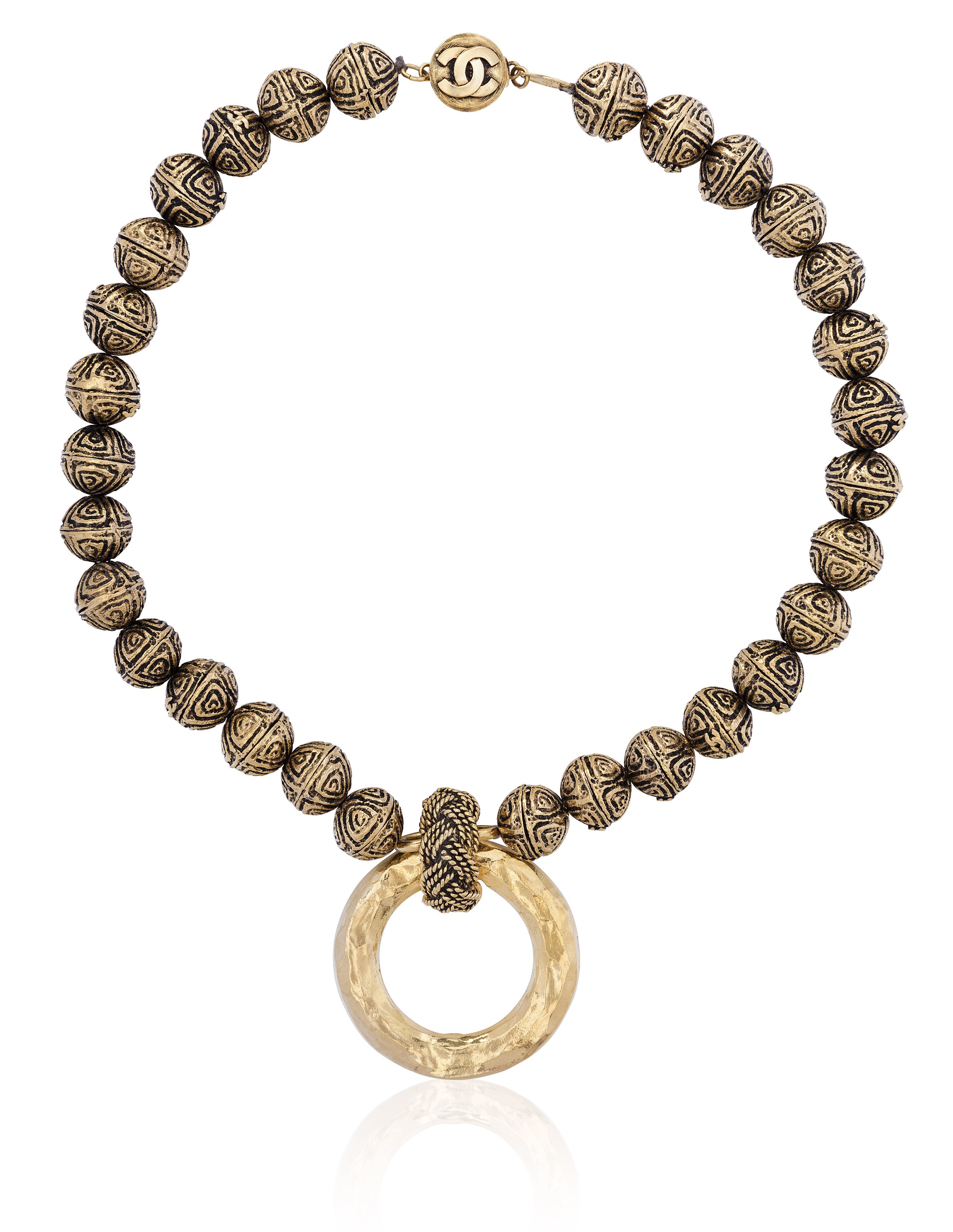 CHANEL BEAD AND OPENWORK PENDANT NECKLACE, | Christie’s