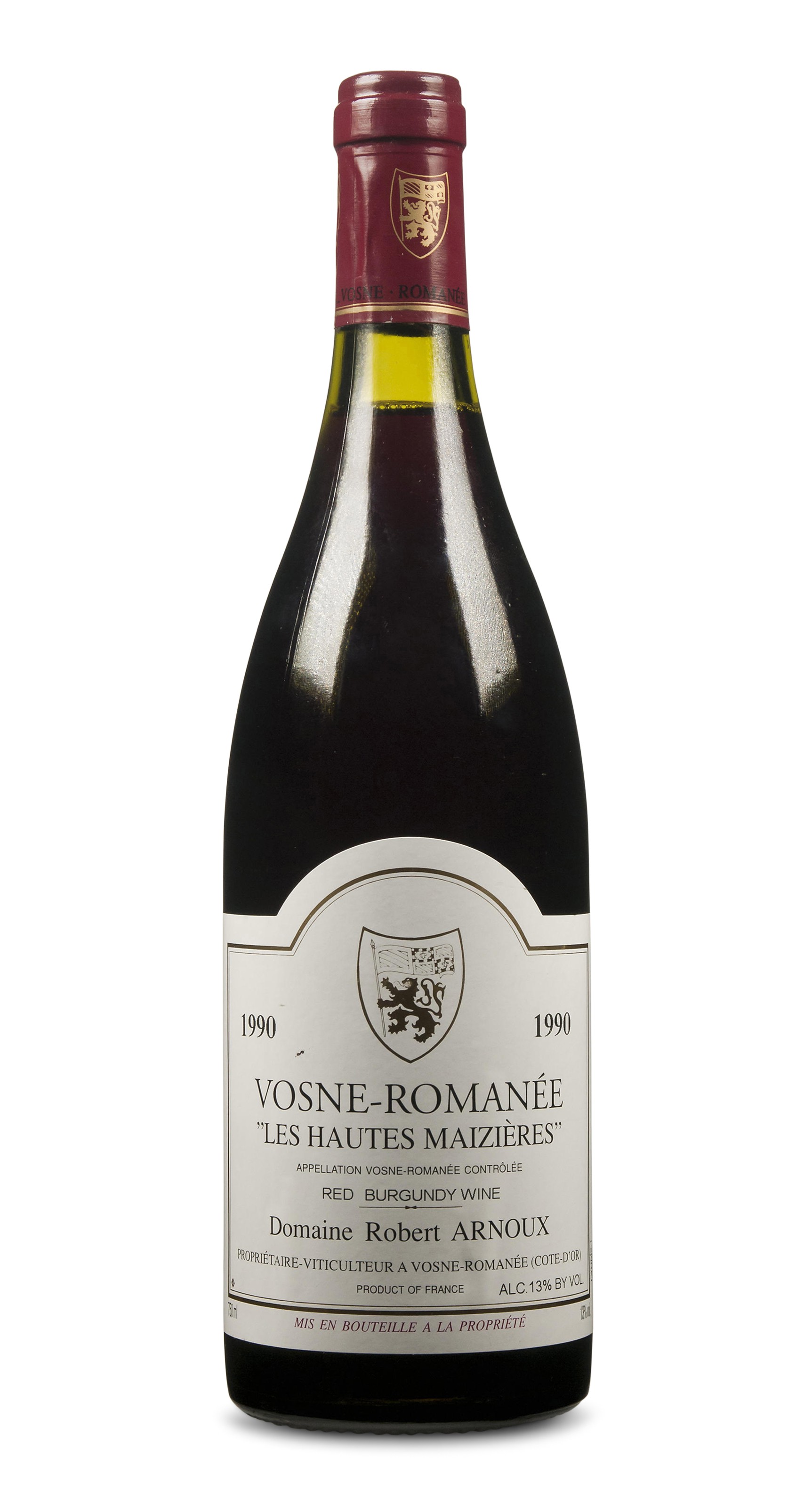 Mixed Robert Arnoux, Nuits-Saint-Georges and Vosne-Romanée 1990, Côte ...