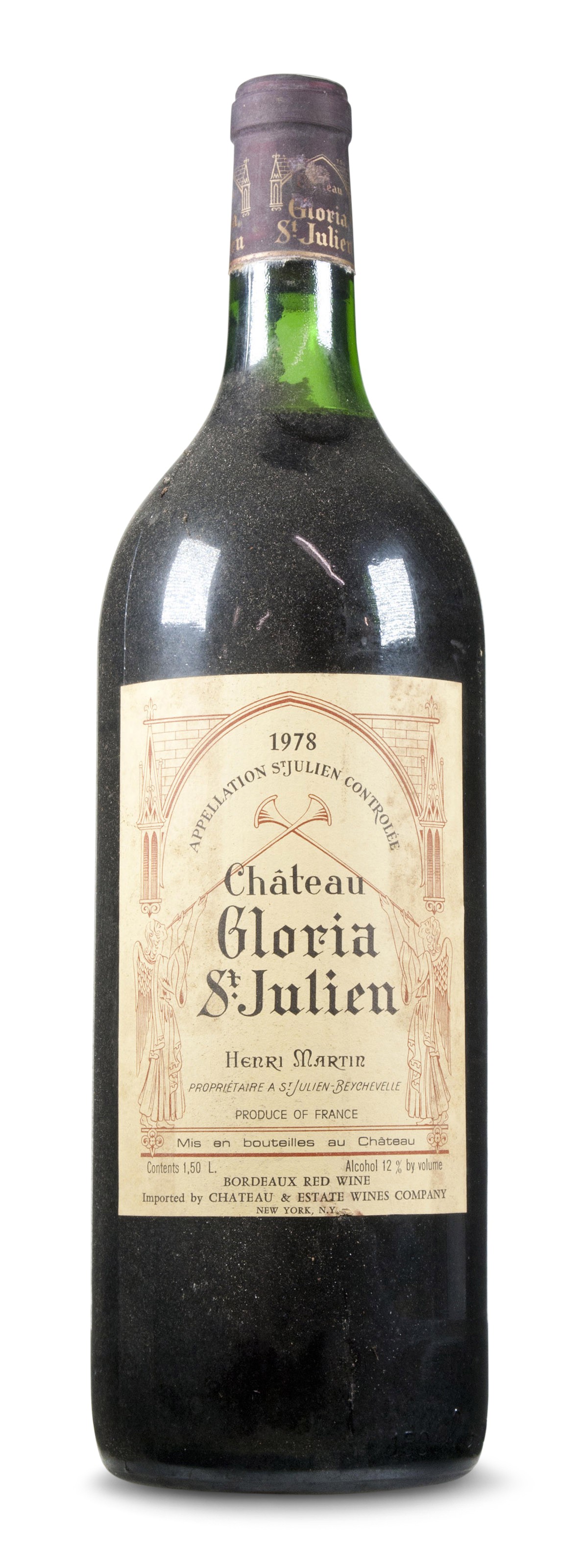 Château Gloria 1975 and 1978, Saint-Julien, cru bourgeois supérieur ...