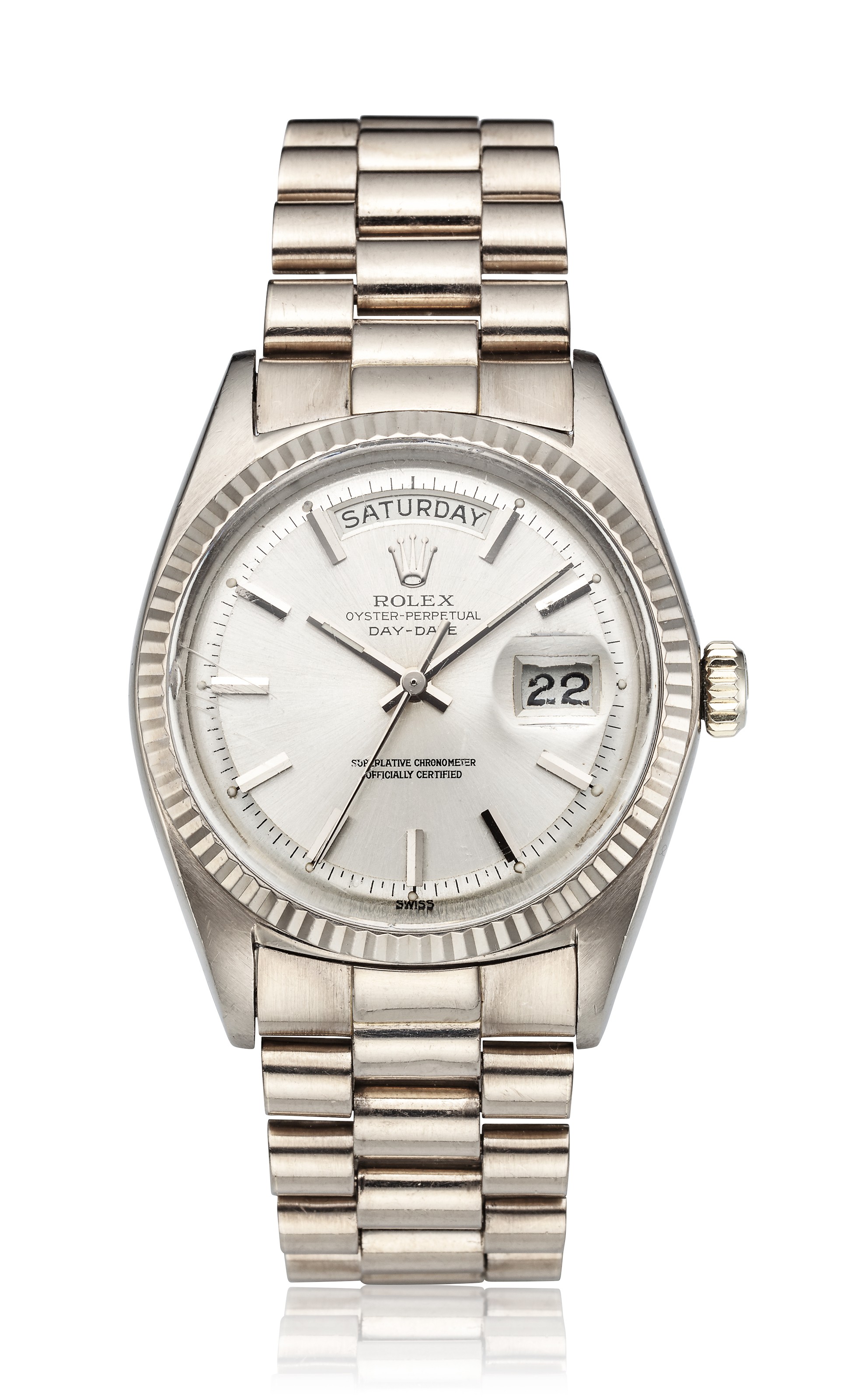 ROLEX, 18K WHITE GOLD DAY-DATE, REF. 1803, | Christie’s