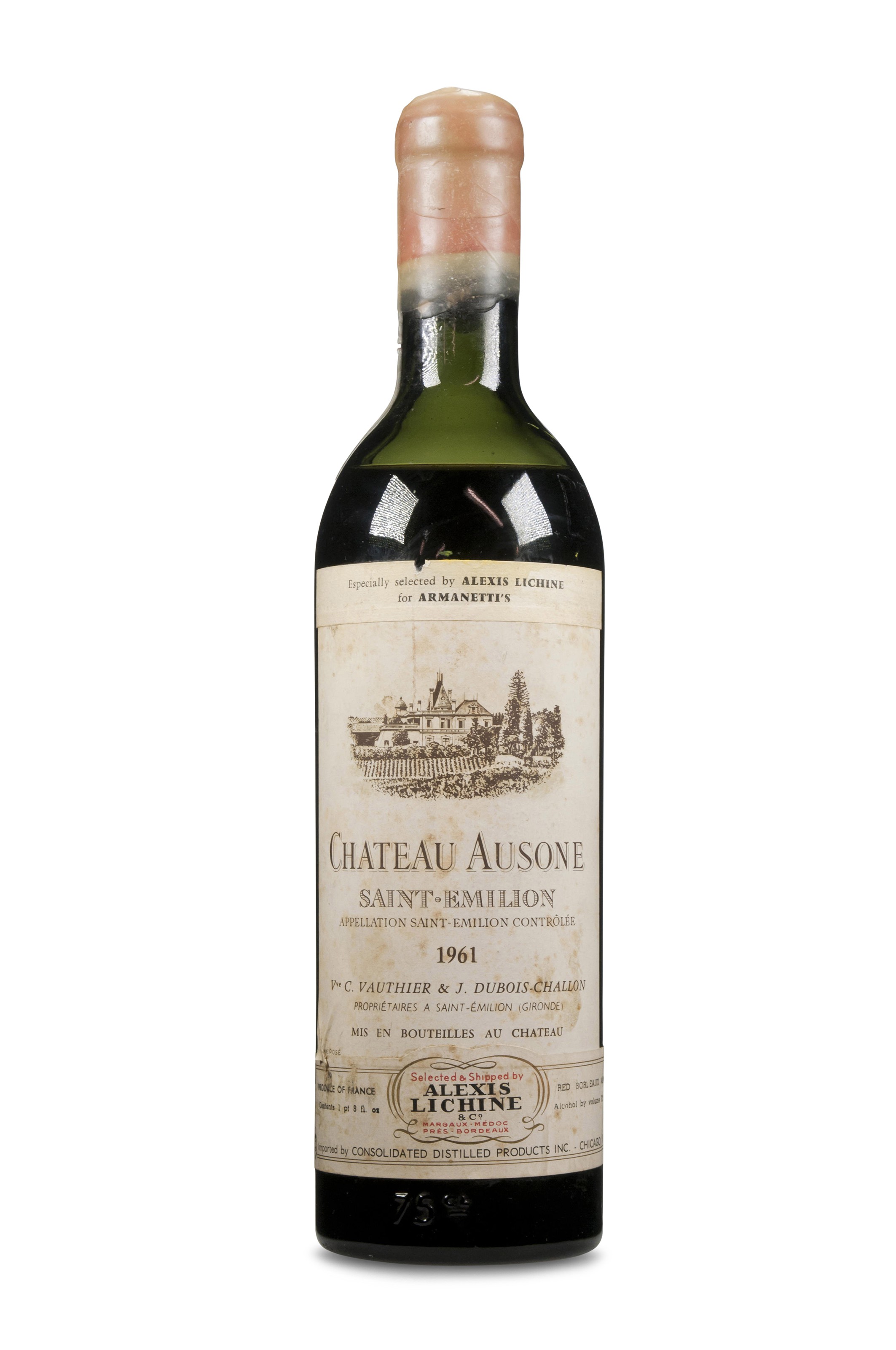 Château Ausone 1961 & Château Trotanoy 1964,1974, Château Ausone 1961 ...