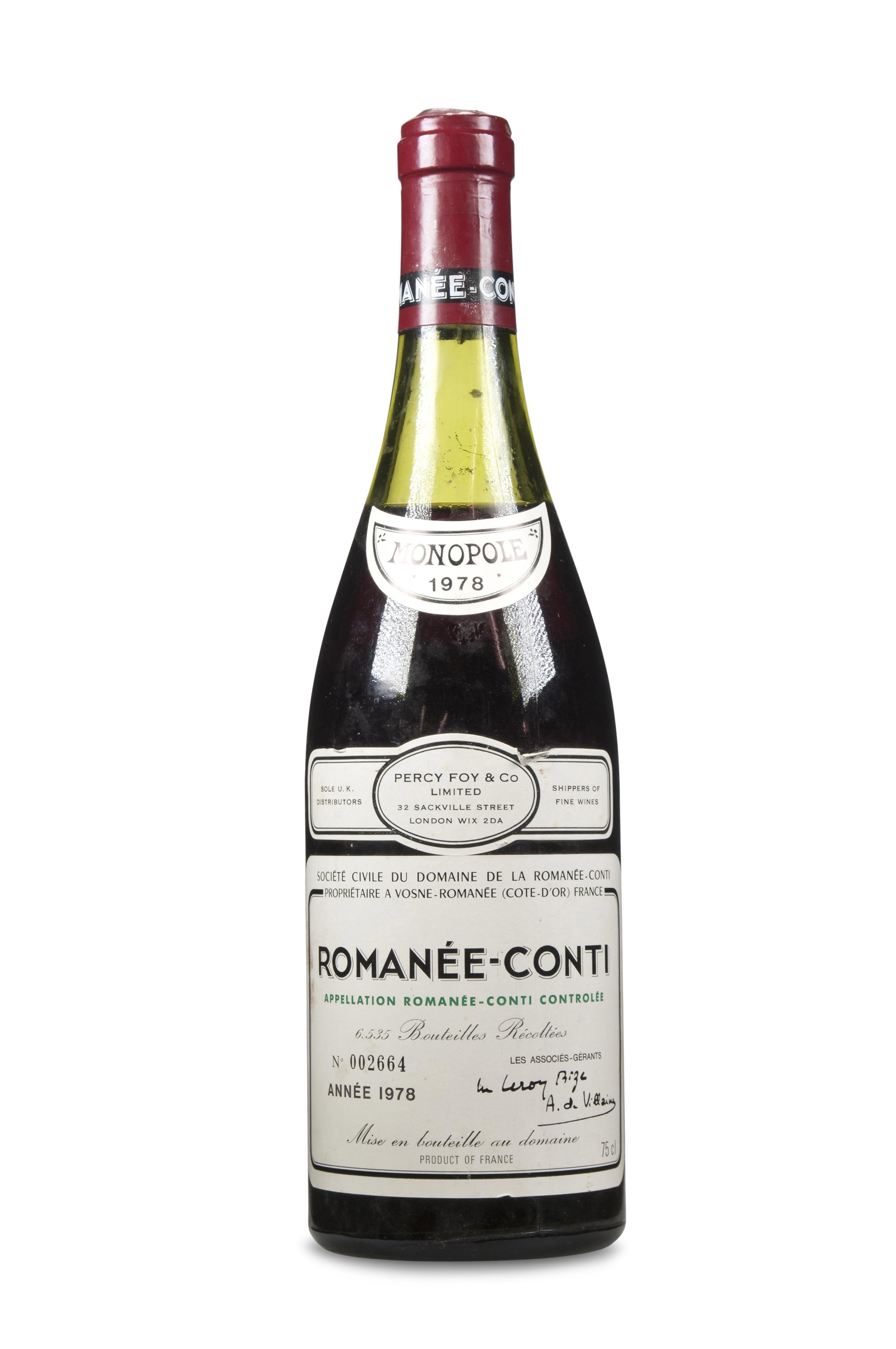Domaine de la Romanée-Conti, Romanée-Conti 1978, Grand Cru, Côte de ...