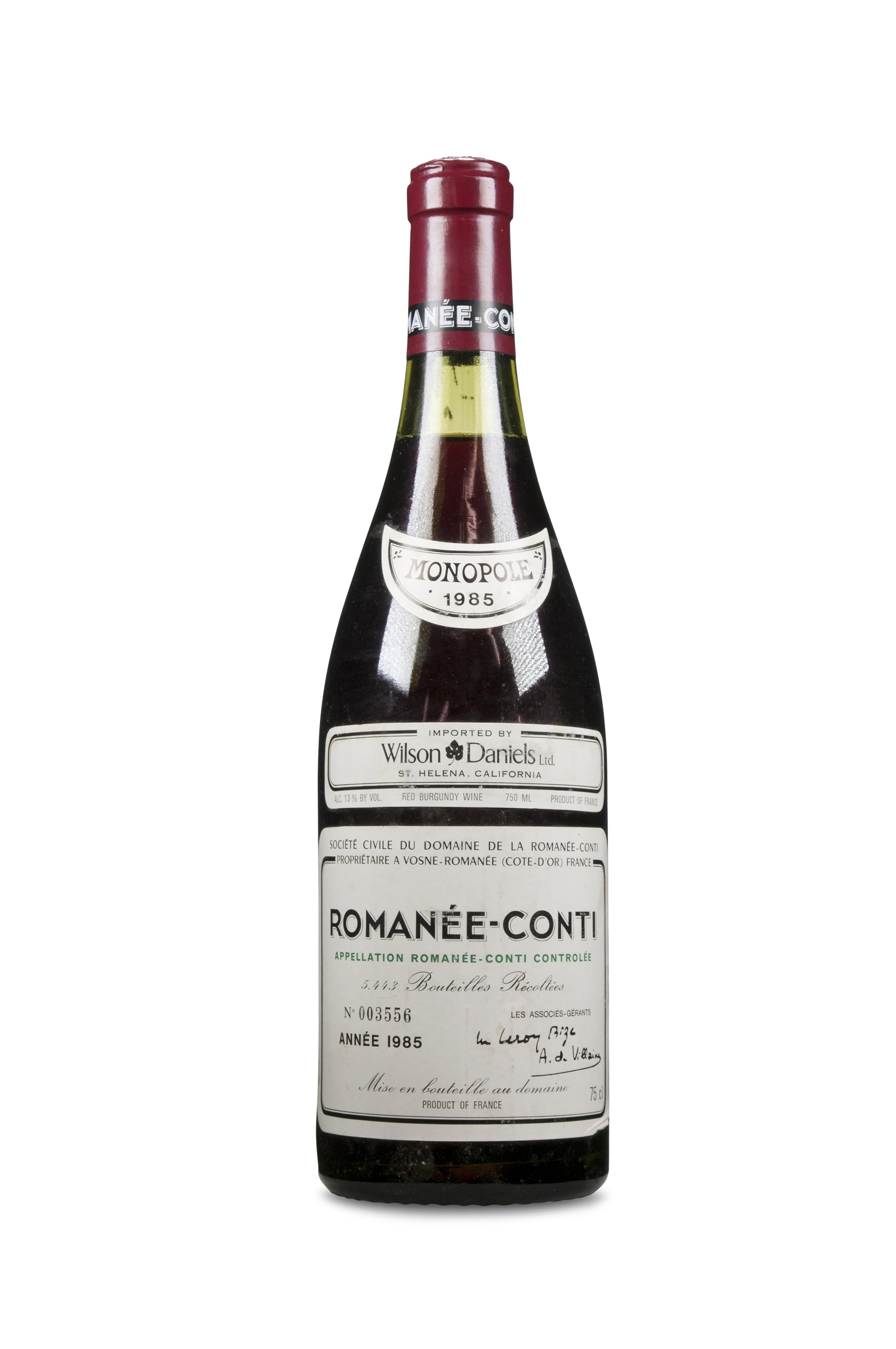 Domaine de la Romanée-Conti, Romanée-Conti 1985, Grand Cru, Côte de ...