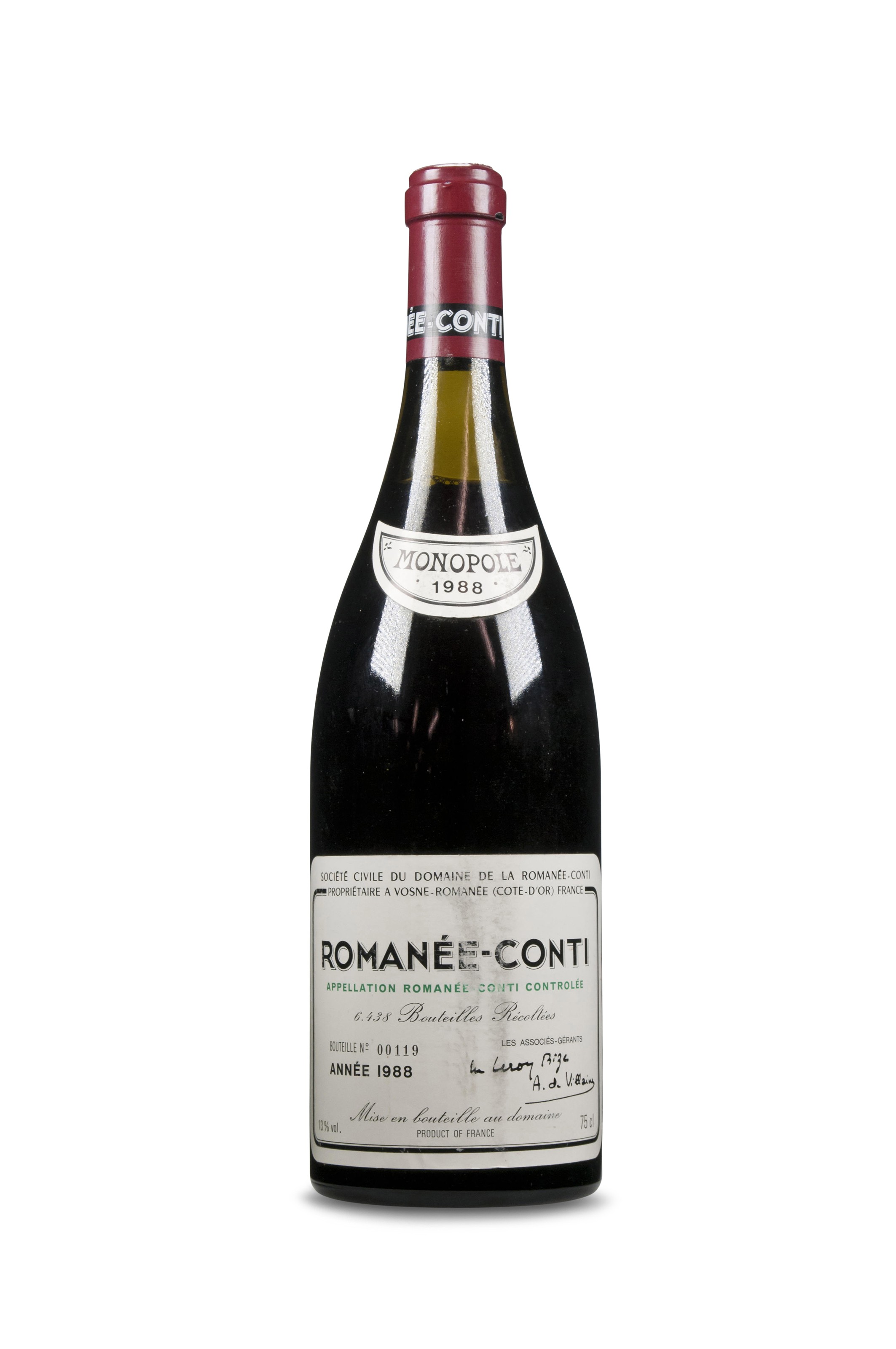 Domaine de la Romanée-Conti, Romanée-Conti 1988, Grand Cru, Côte de ...