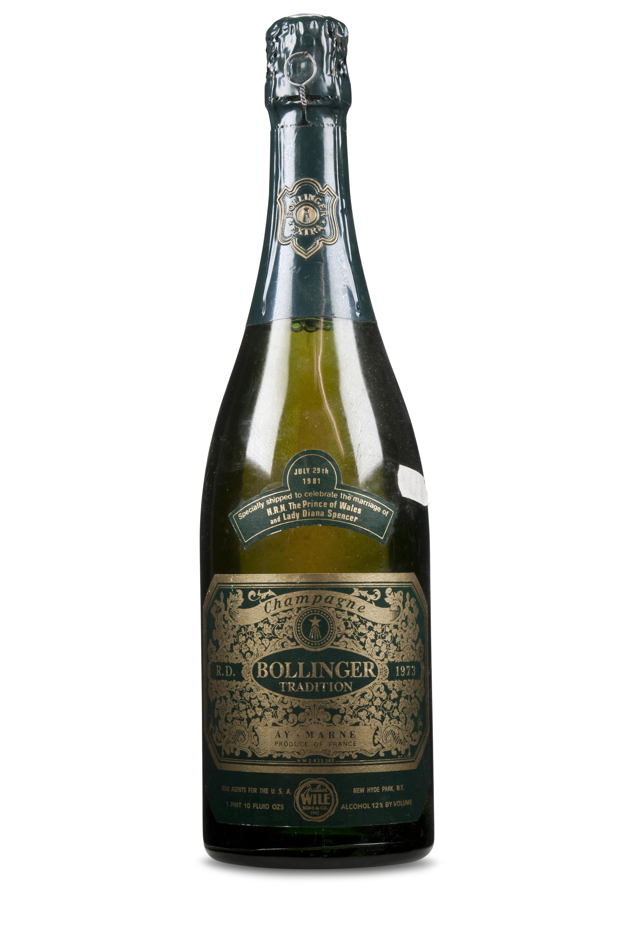 Rare Bollinger Champagnes, 1973 and 1975, Bollinger Brut R.D. 1973 ...