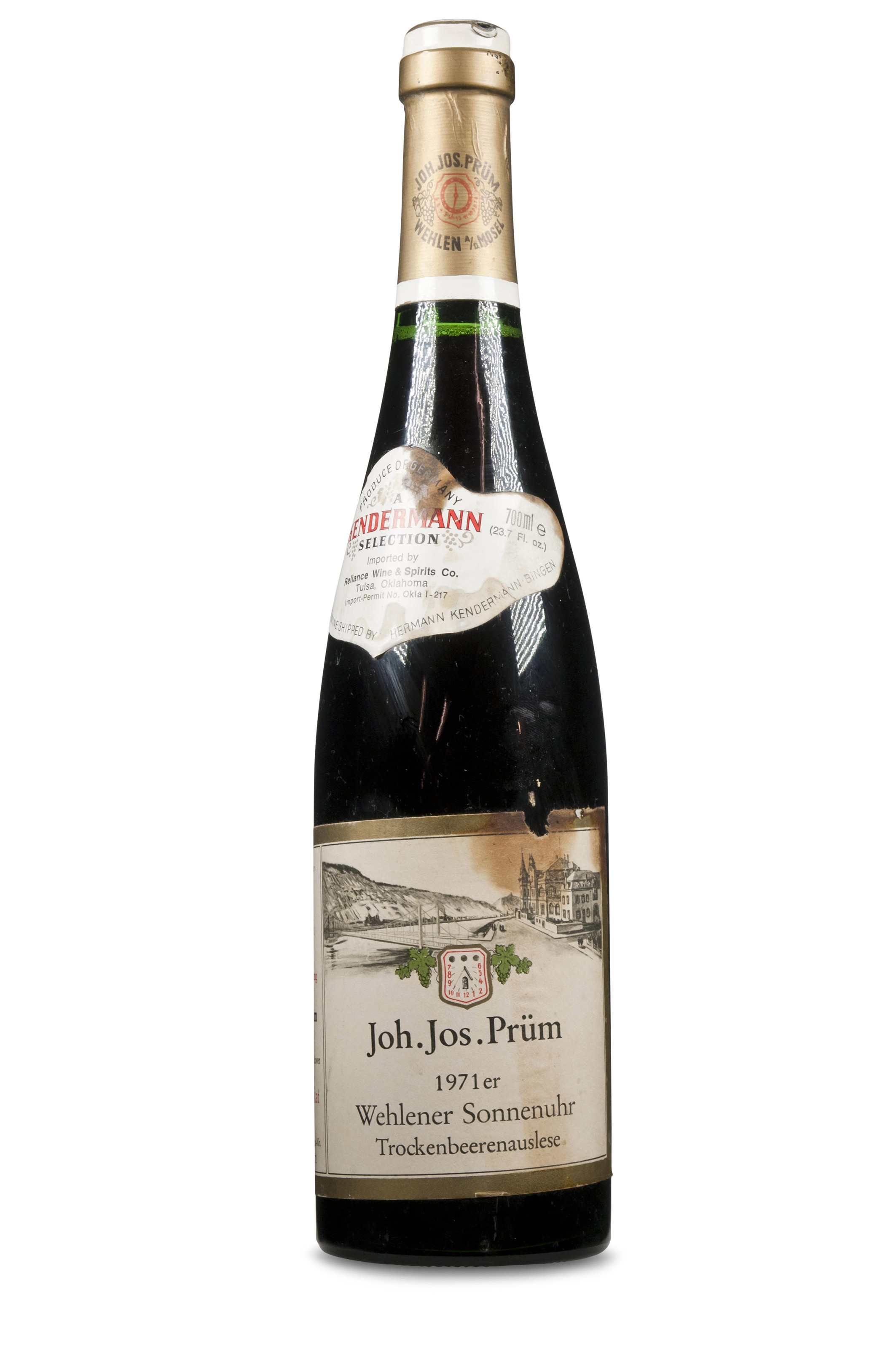 Joh. Jos. Prüm Wehlener Sonnenuhr Trockenbeerenauslese 1971, Mosel ...