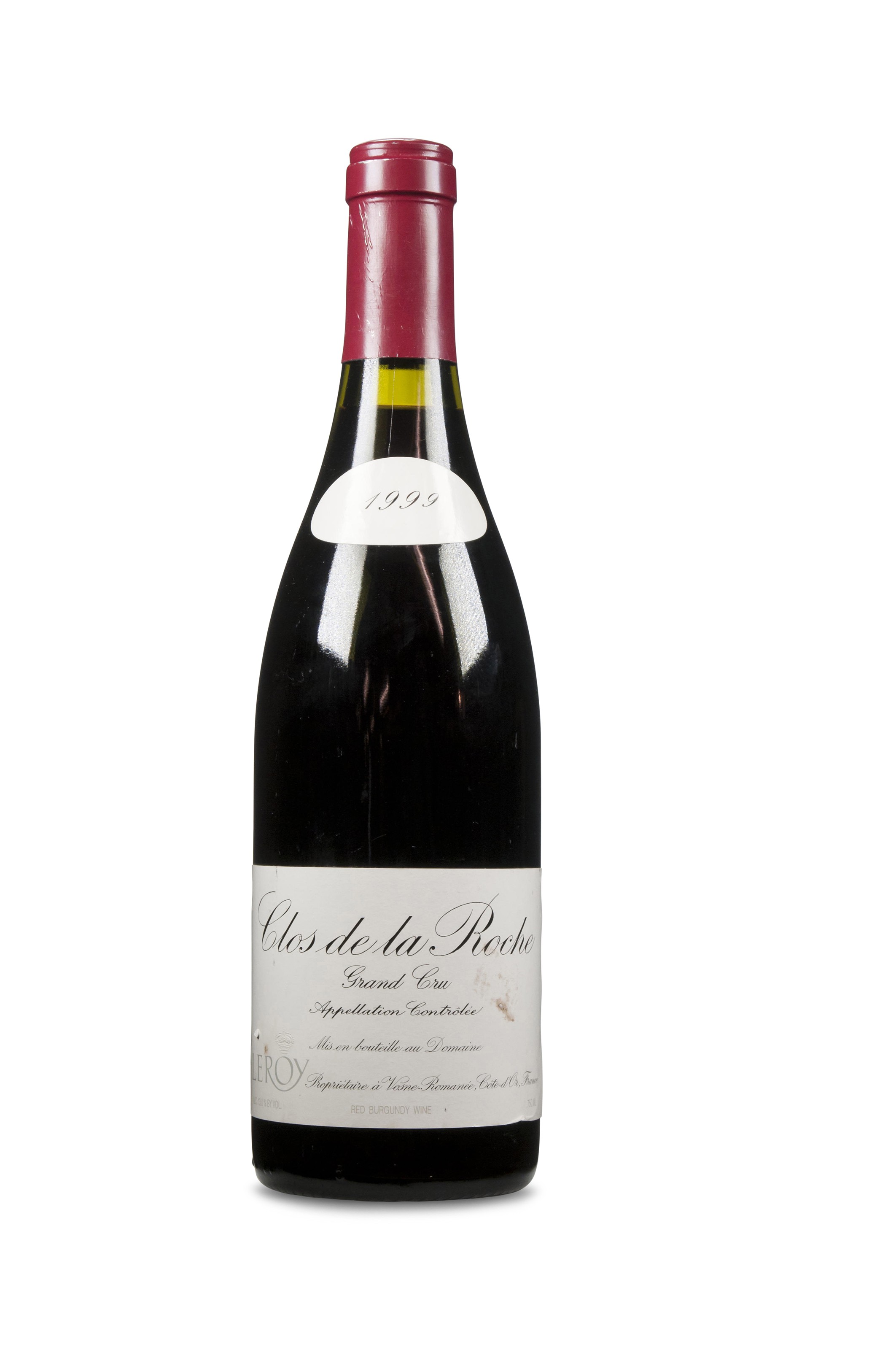 Domaine Leroy Clos de la Roche 1999, Grand Cru, Côte de Nuits | Christie’s