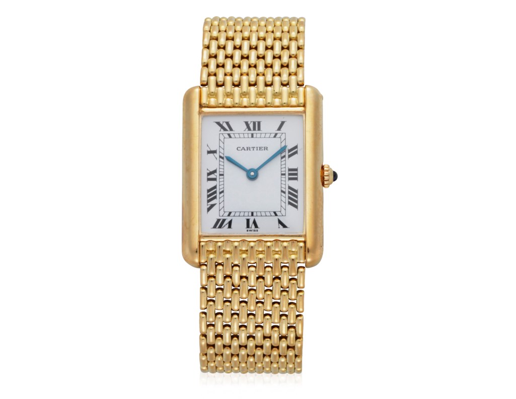 CARTIER 'TANK' GOLD WATCH, | Christie’s