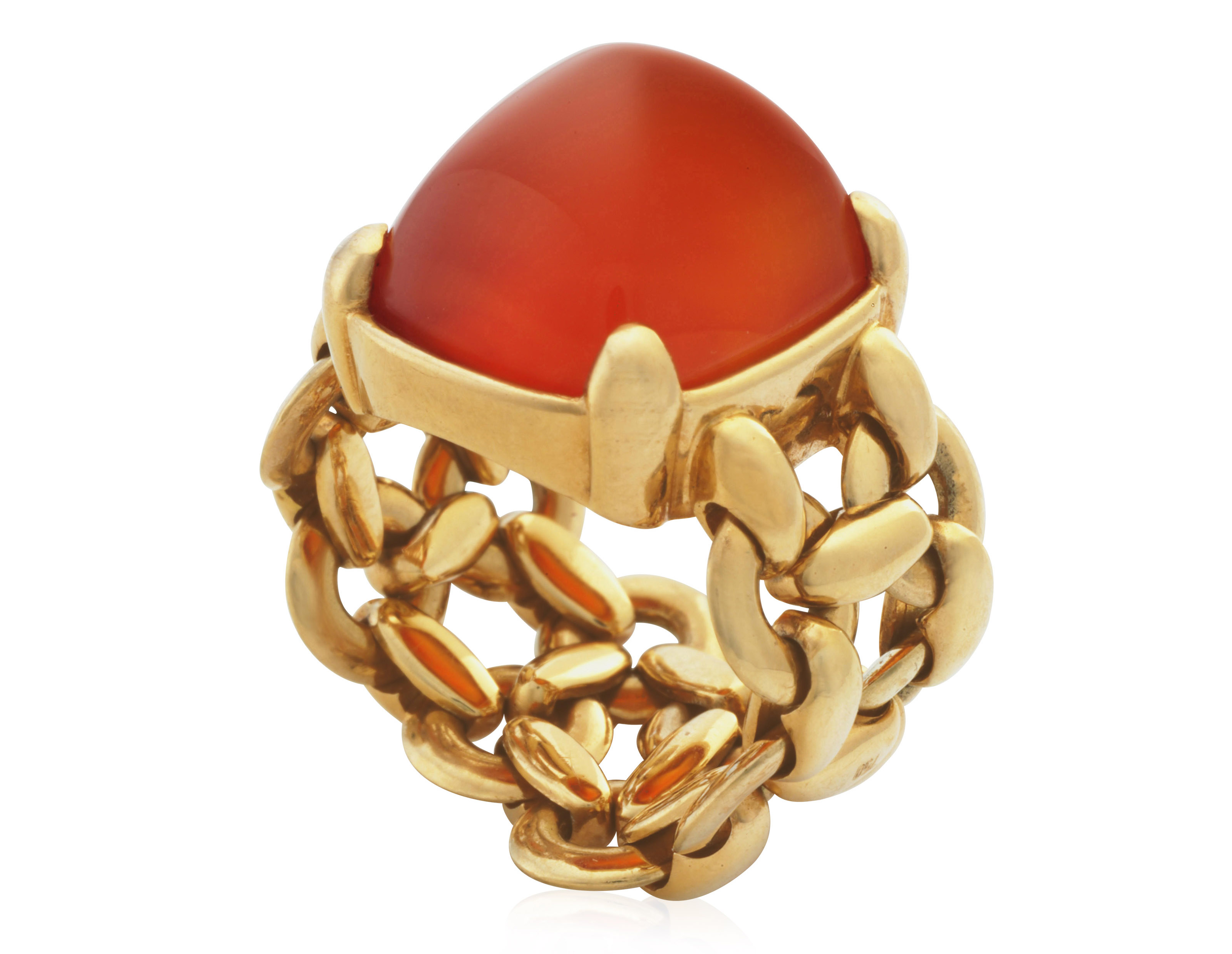 HERMÈS CARNELIAN AND GOLD RING, | Christie’s