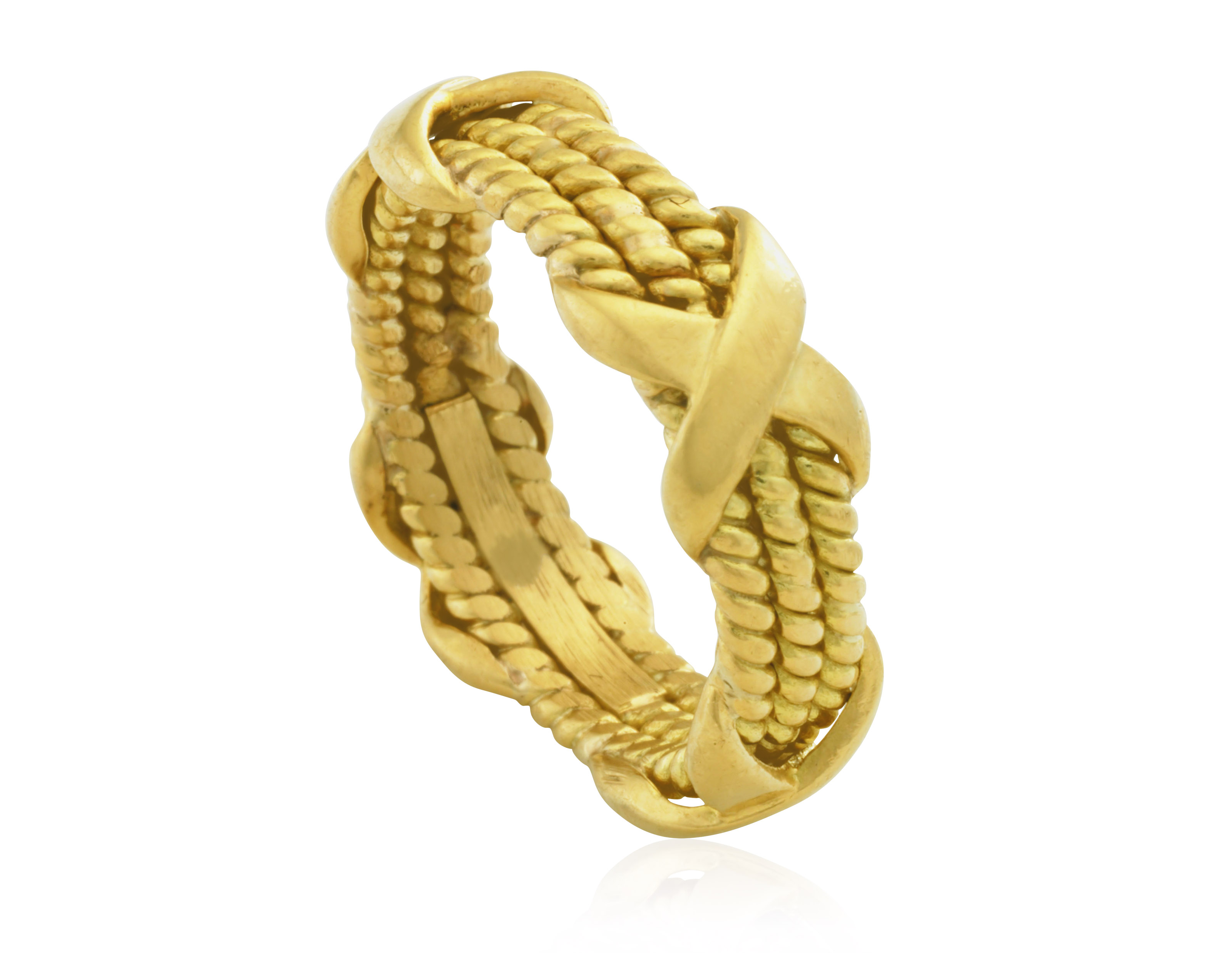 TIFFANY & CO. SCHLUMBERGER 'ROPE THREE-ROW X' RING, | Christie’s