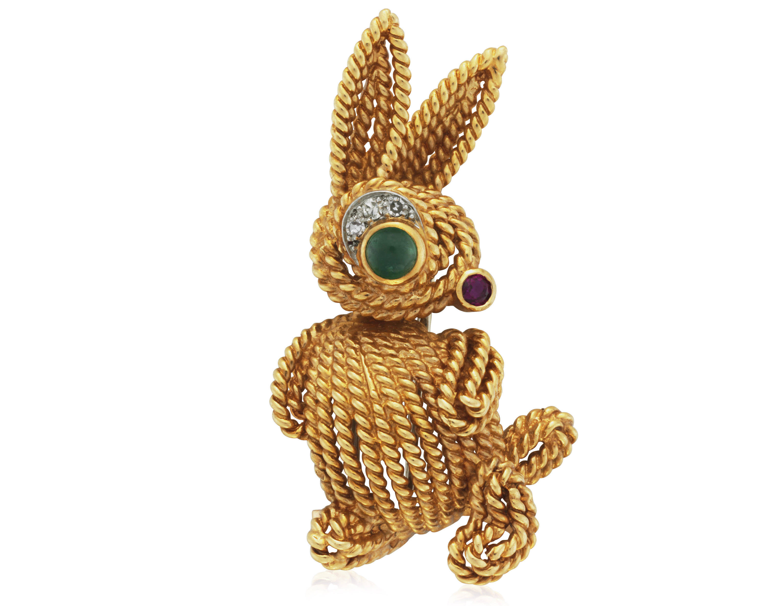 Van Cleef And Arpels Bunny Brooch Christies