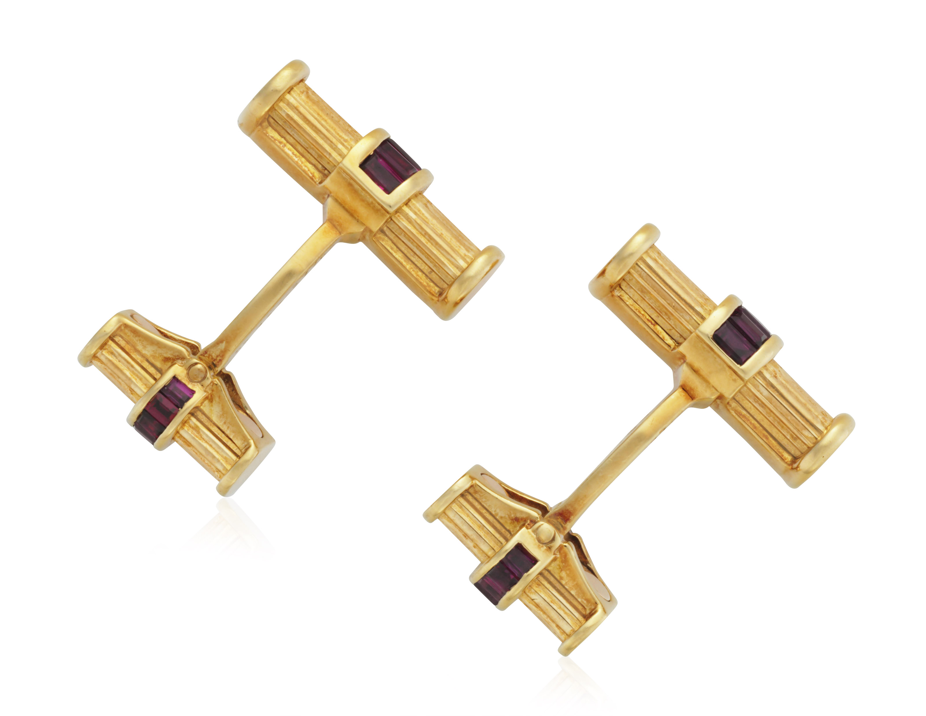 VAN CLEEF & ARPELS RUBY CUFFLINKS, | Christie’s