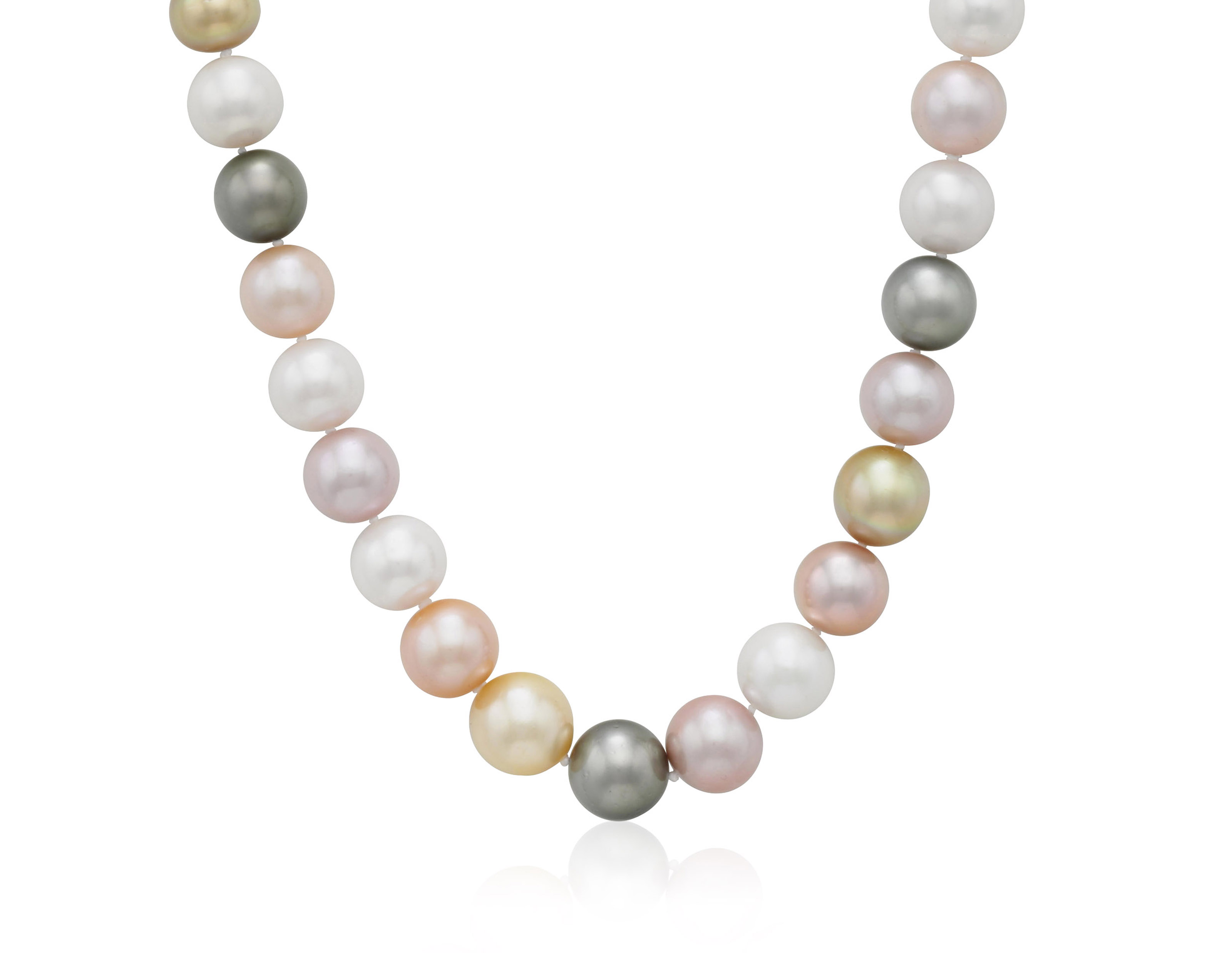 Multi Colored Cultured Pearl Necklace Christies