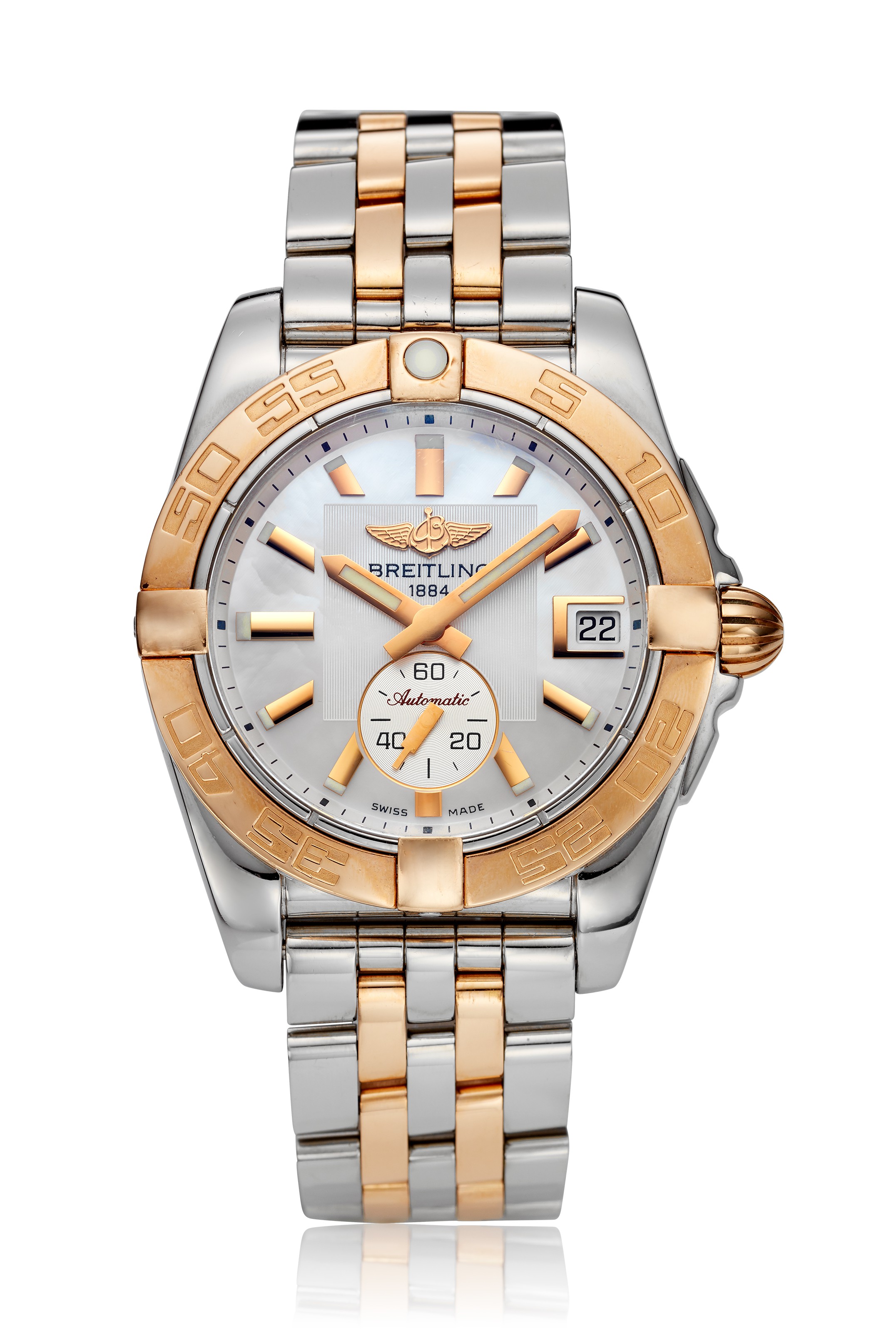 BREITLING, TWO-TONE GALACTIC, REF. C37330, | Christie’s