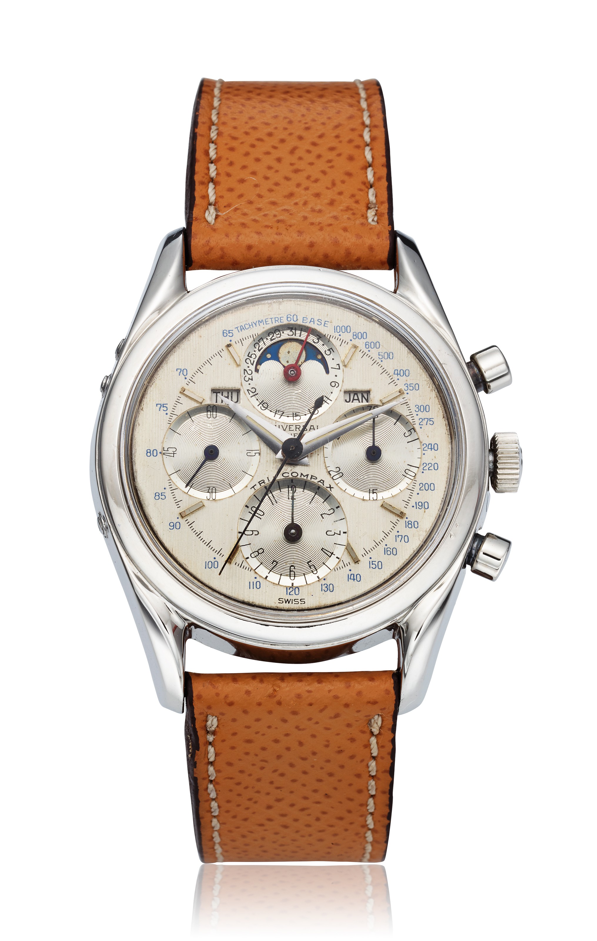 UNIVERSAL GENEVE, TRI-COMPAX, | Christie’s