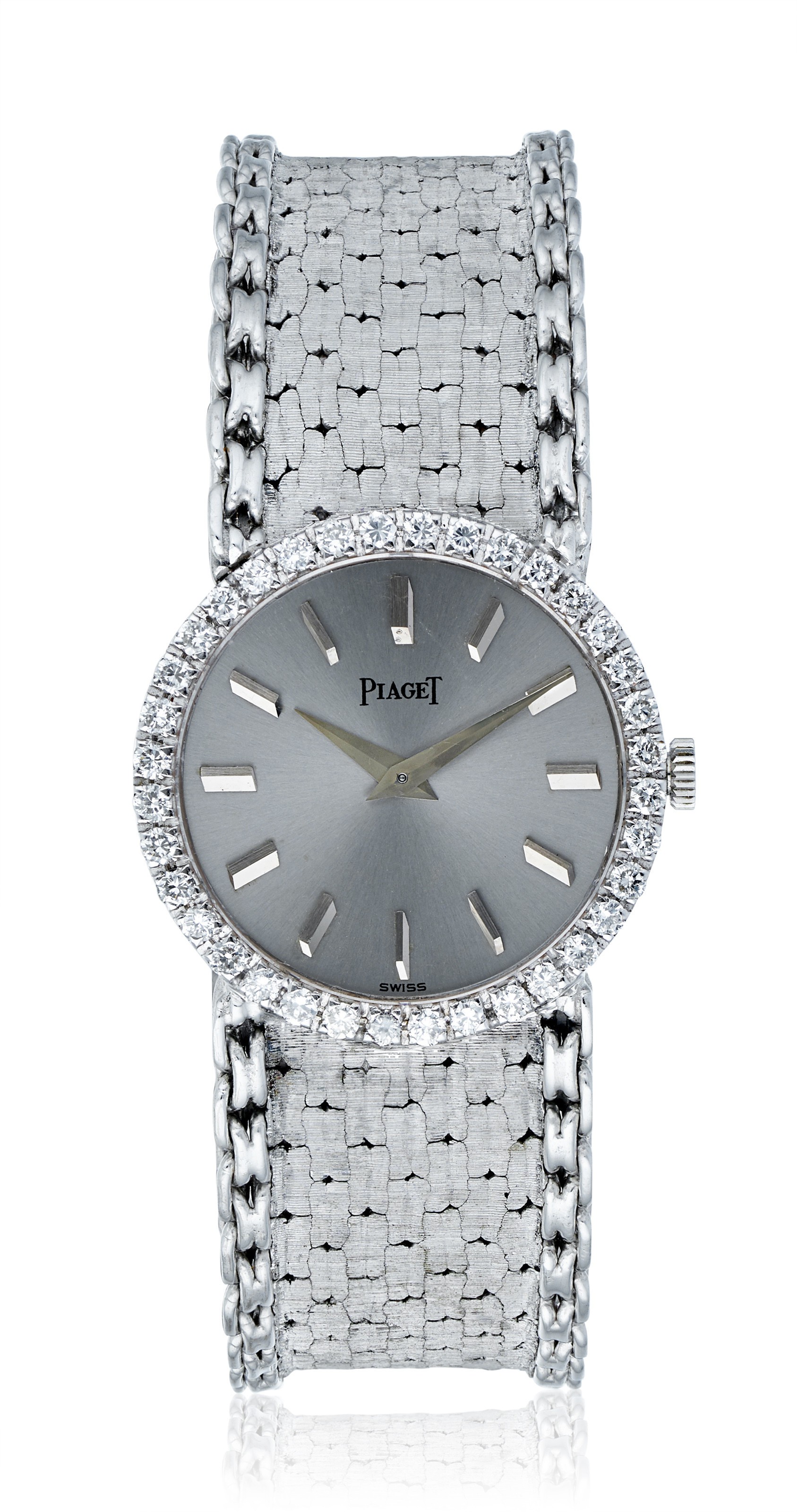 PIAGET, LADIES BRACELET WATCH WITH DIAMOND-SET BEZEL, | Christie’s