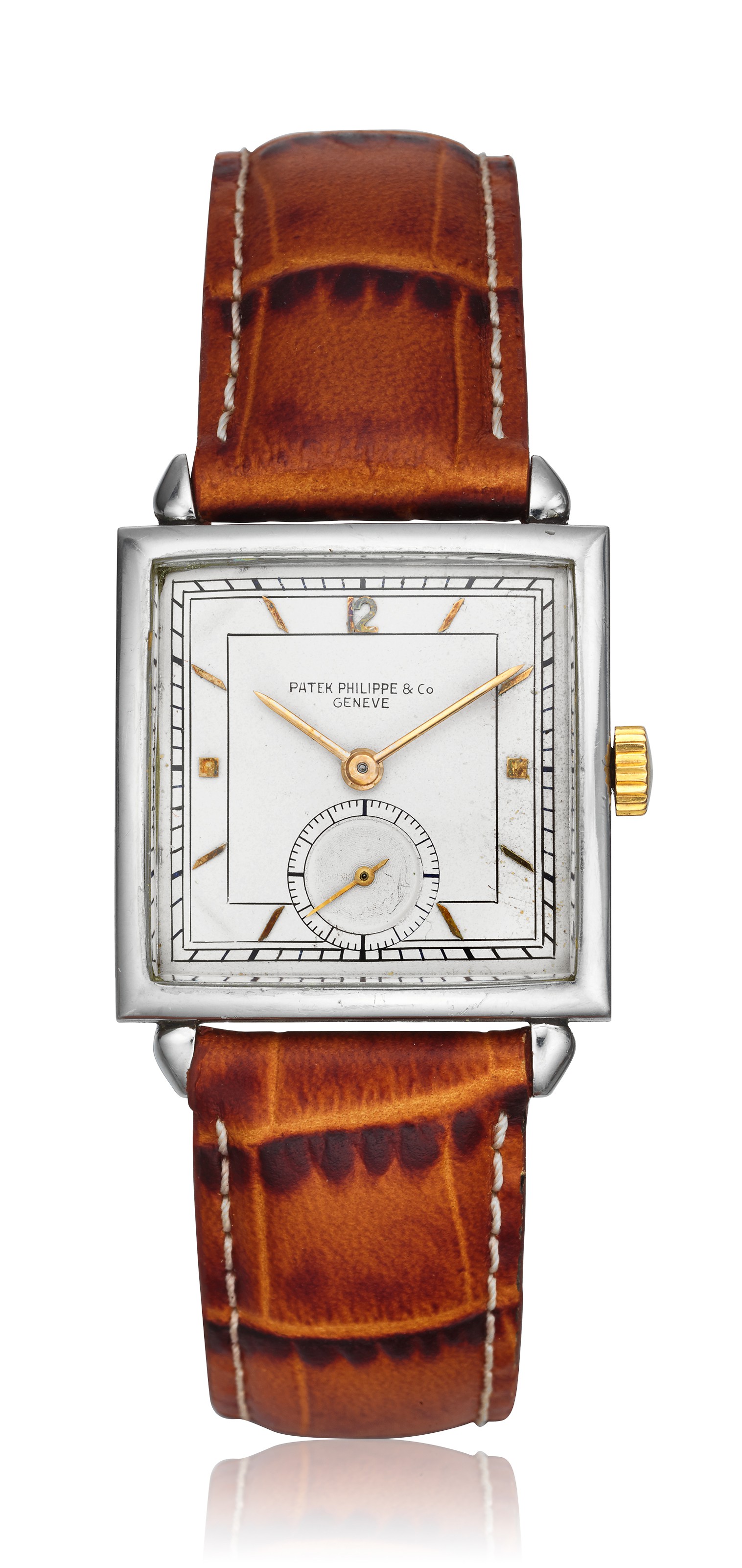 PATEK PHILIPPE, STEEL SQUARE WATCH, REF. 1432, | Christie’s