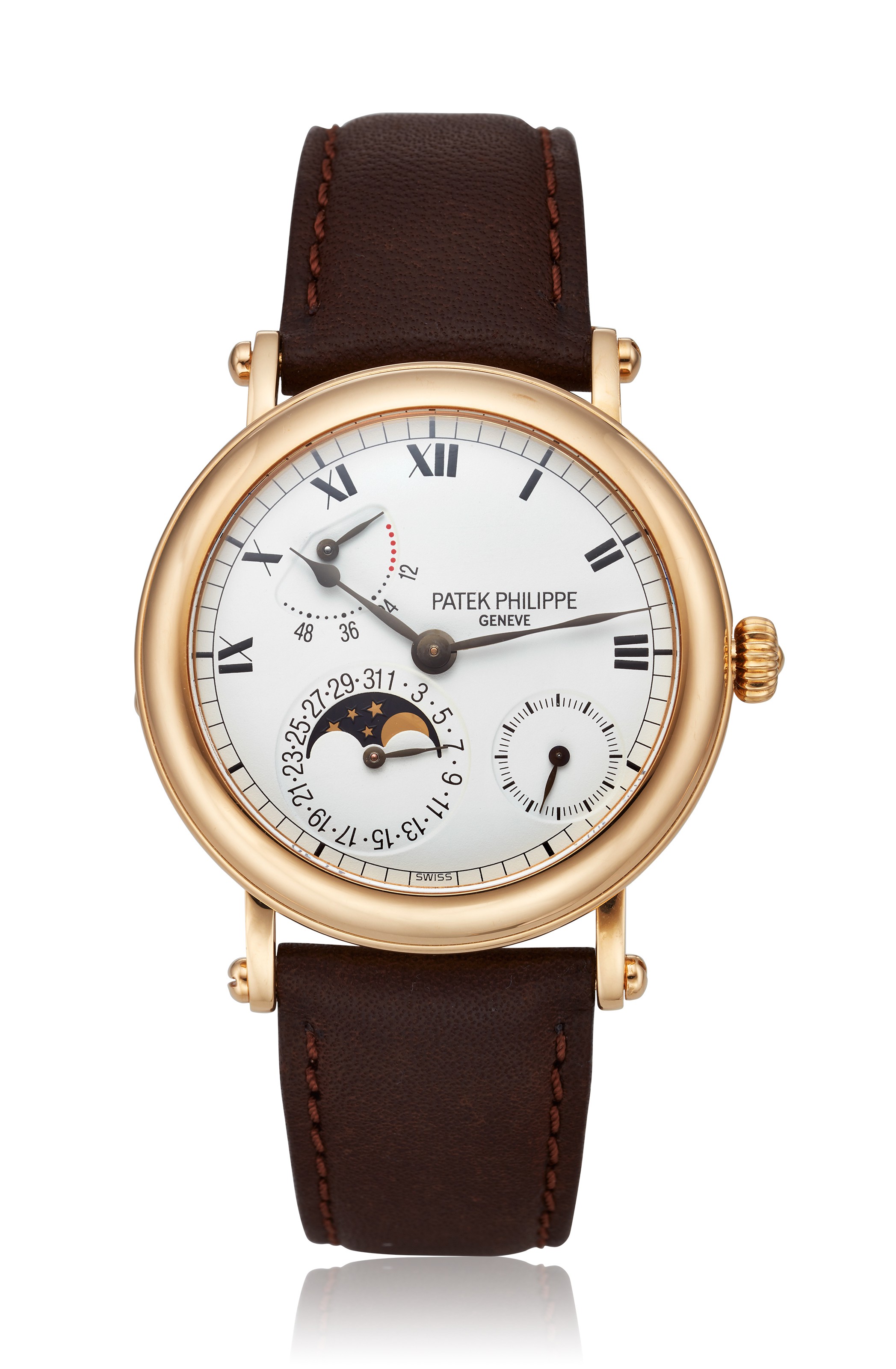 PATEK PHILIPPE, 18K OFFICER'S CASE BACK, REF. 5054, | Christie’s