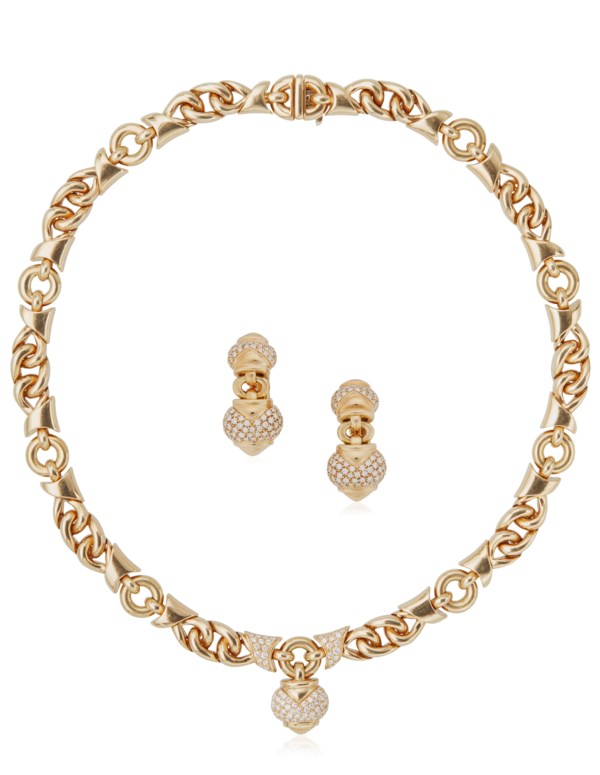 BULGARI SET OF DIAMOND AND GOLD JEWELRY, | Christie’s