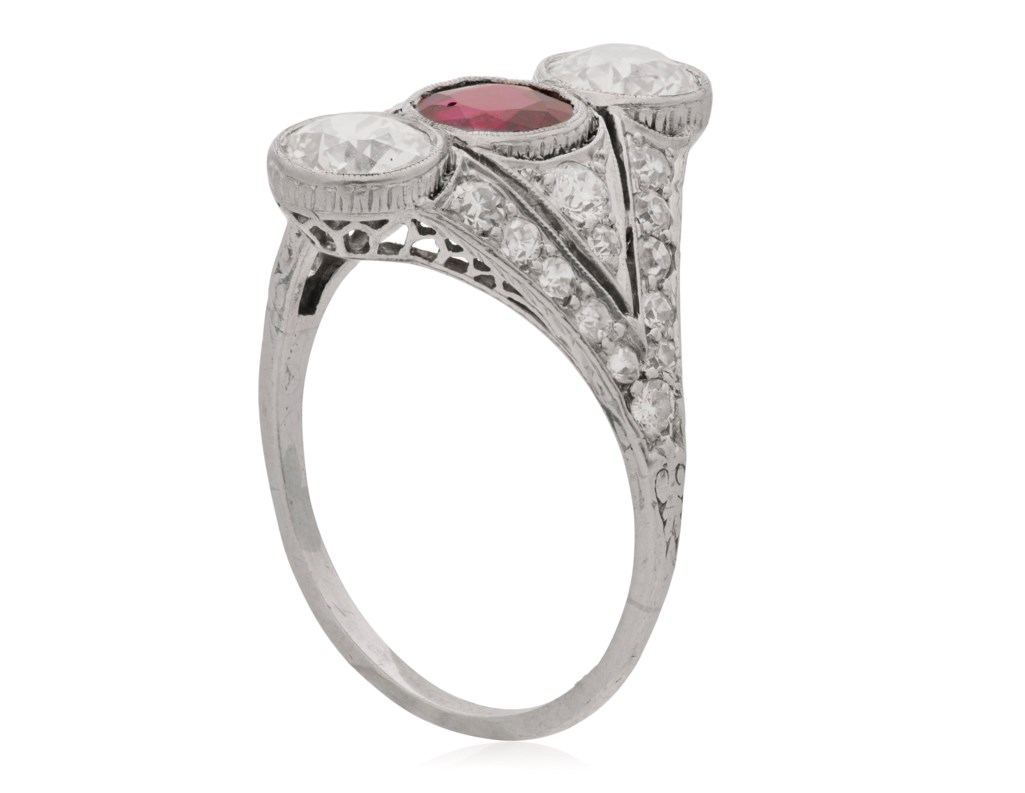 ART DECO RUBY AND DIAMOND RING, | Christie’s