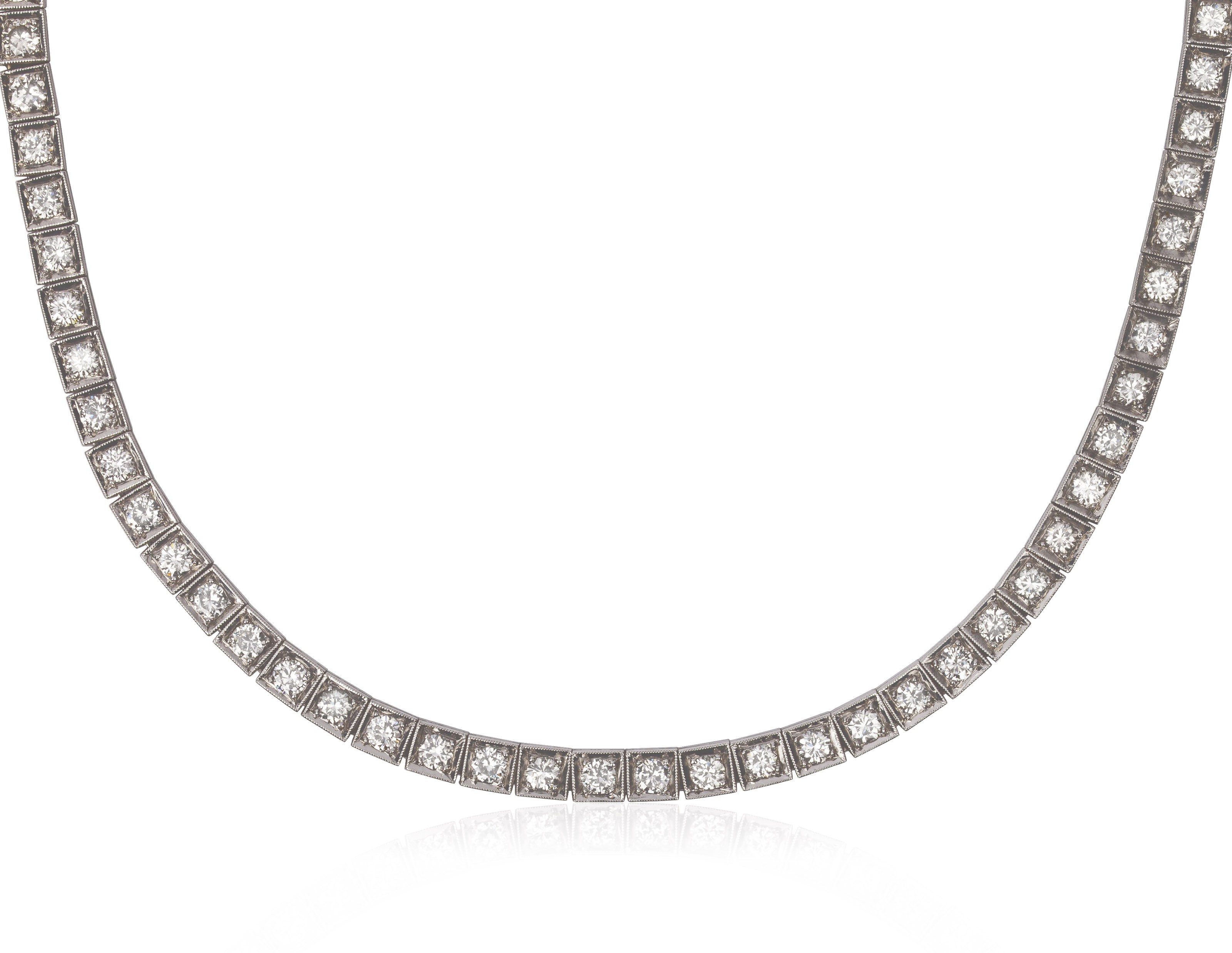 DIAMOND LINE NECKLACE, | Christie’s