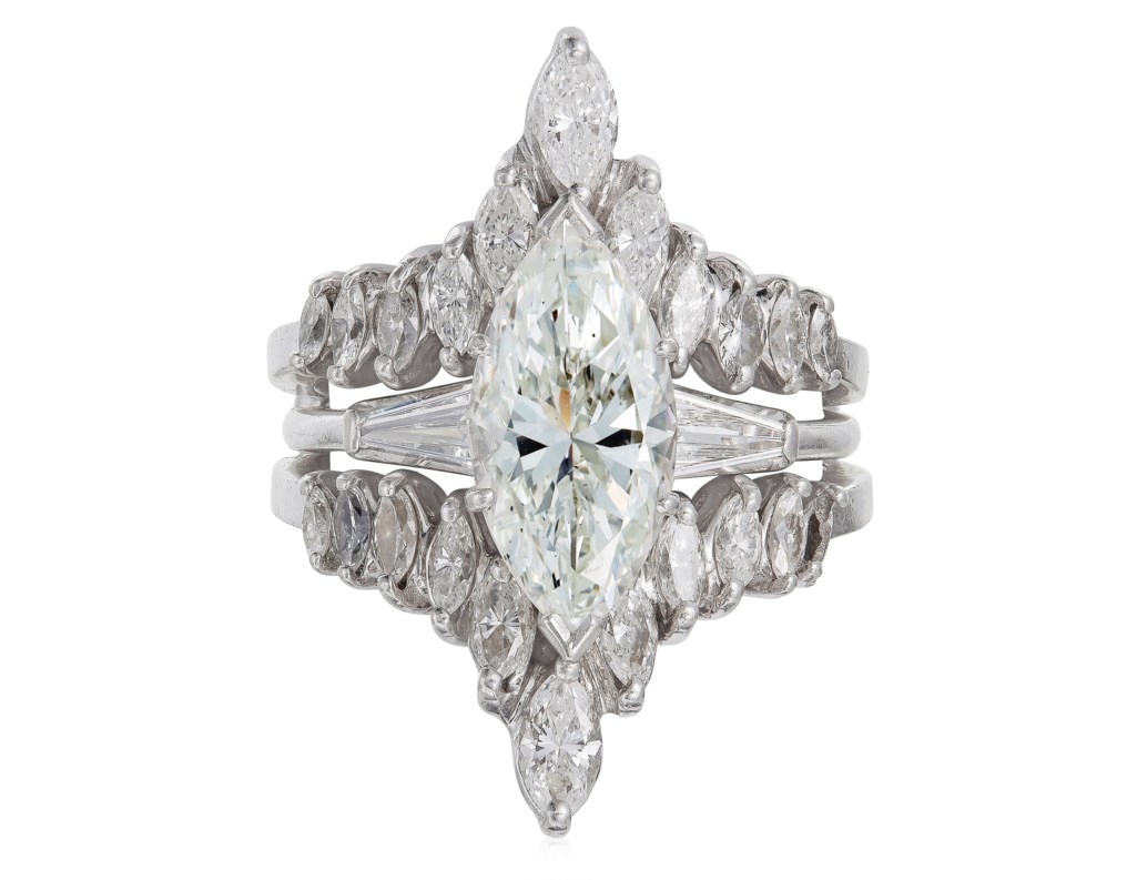 MARQUISE DIAMOND RING WITH GIA REPORT AND RING JACKET, | Christie’s