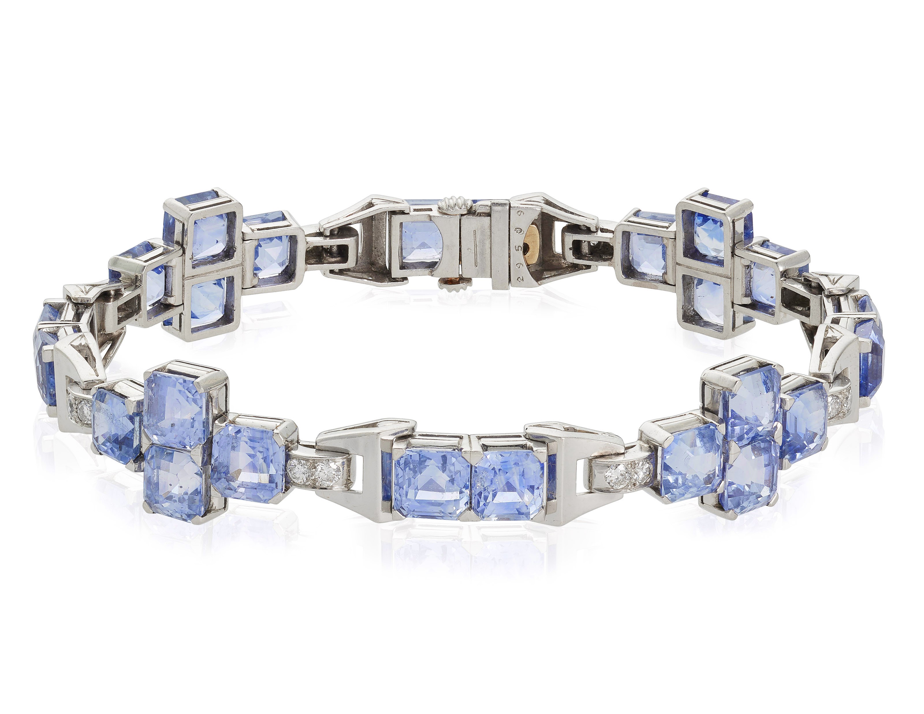 OSCAR HEYMAN & BROTHERS SAPPHIRE AND DIAMOND BRACELET, | Christie’s