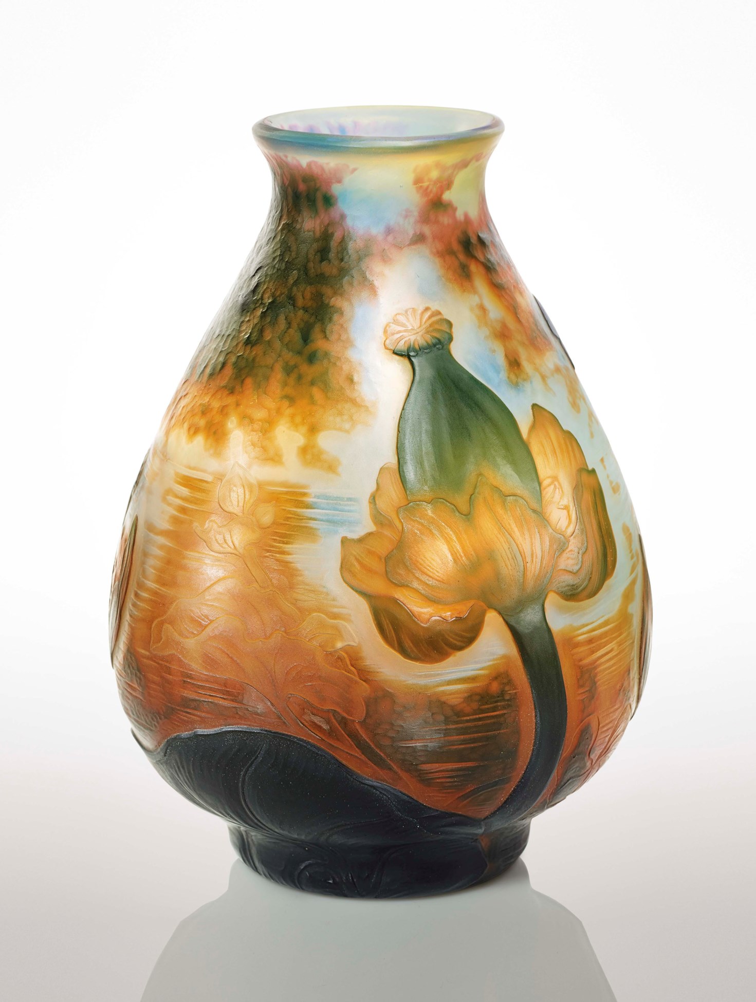 DAUM, A 'Nénuphars' Vase, Circa 1900 | Christie's
