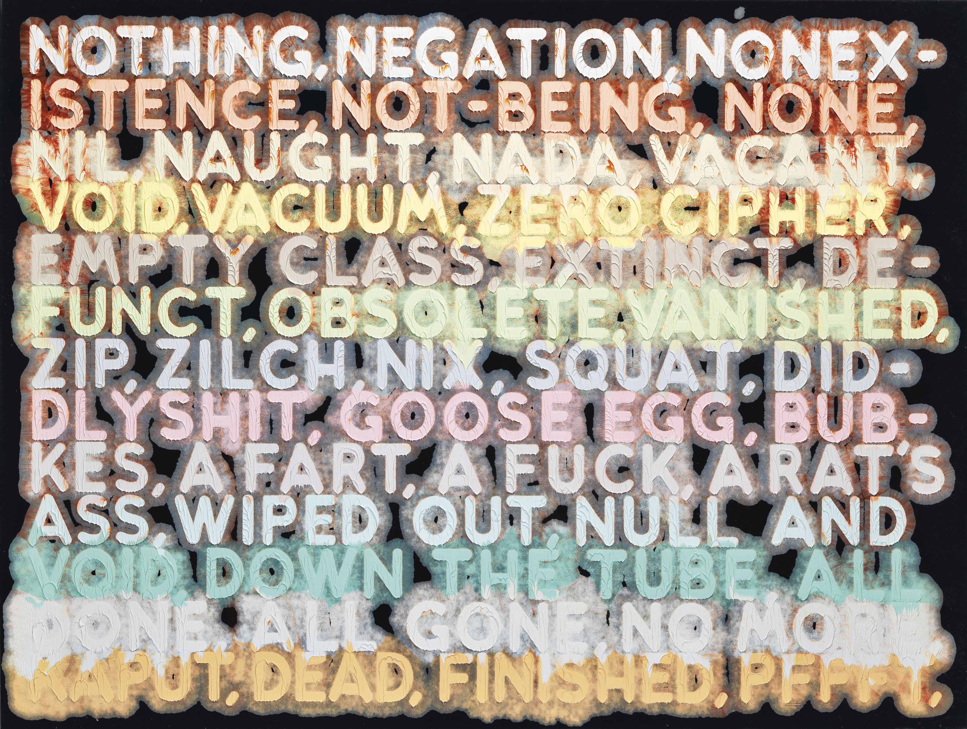 MEL BOCHNER (B. 1940), Nothing | Christie’s