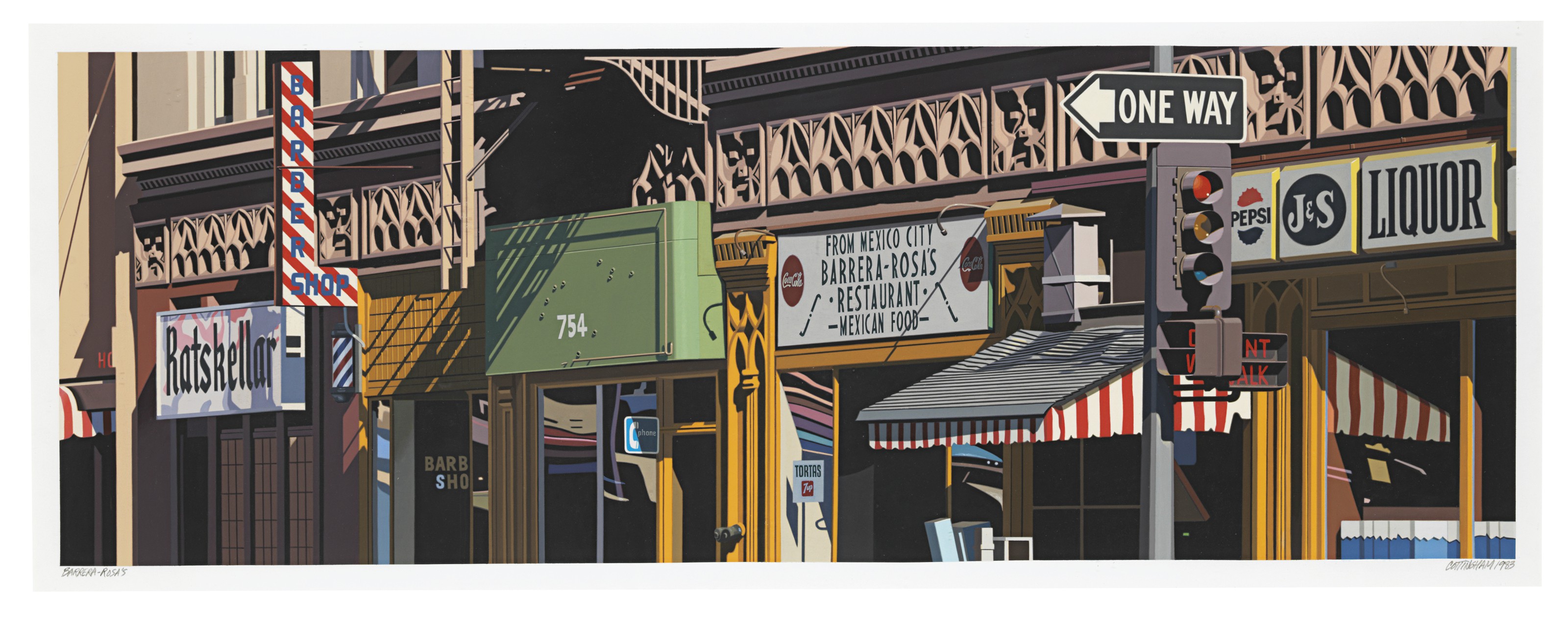 ROBERT COTTINGHAM (B. 1935), Barrera Rosa's | Christie’s