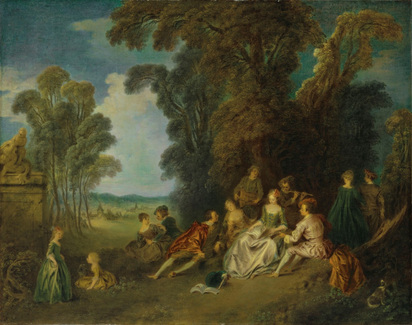Jean-Baptiste Pater (Valenciennes 1695-1736 Paris), Concert champêtre ...