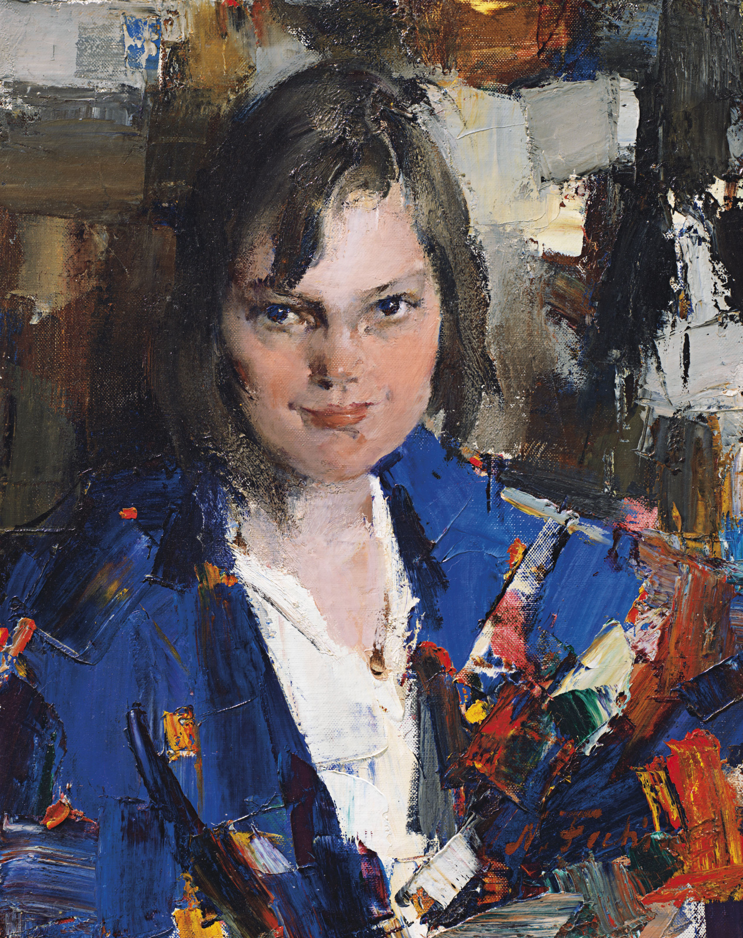 Nicolai Fechin (1881-1955) , Portrait of Muriel Williams | Christie's