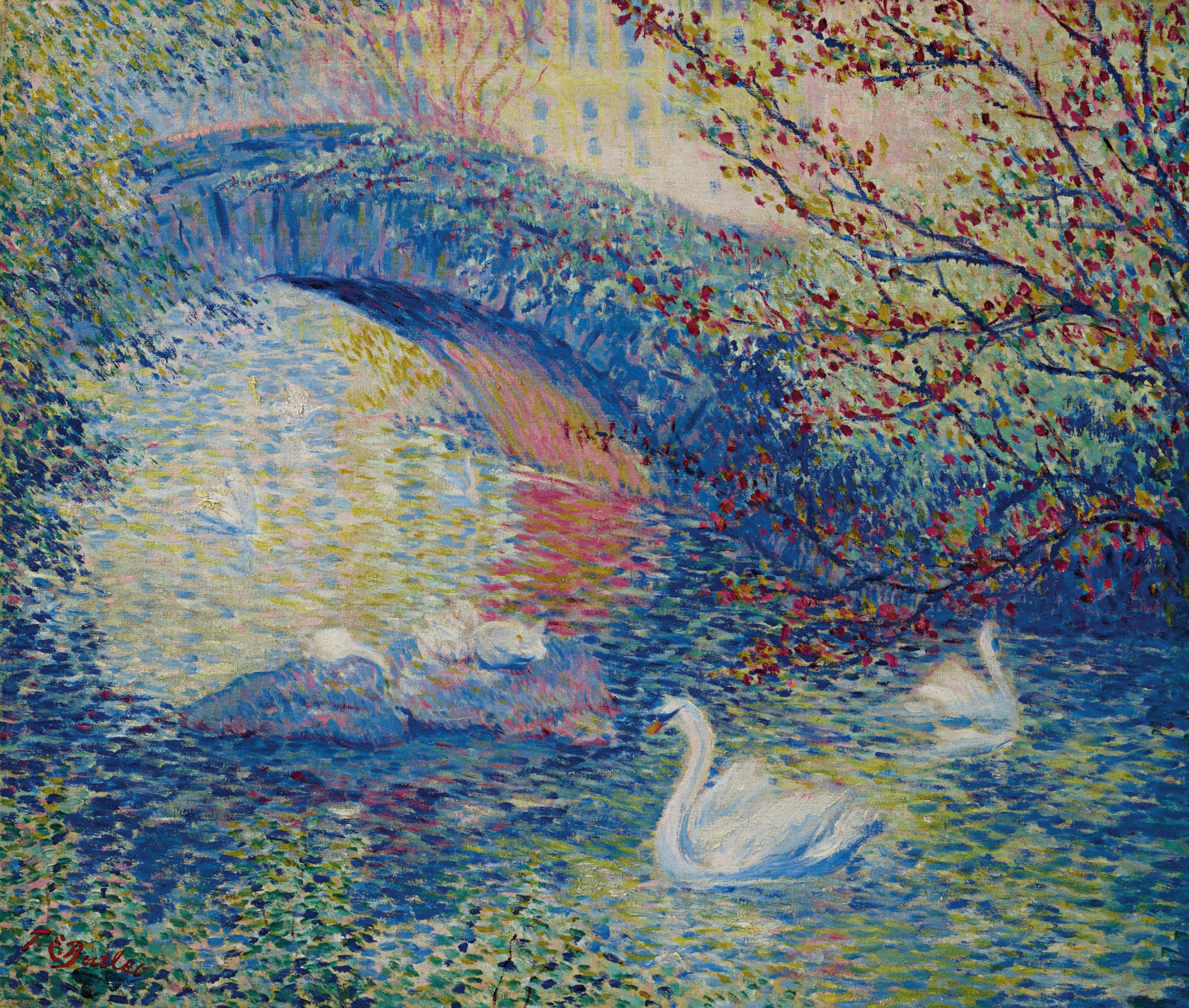 Theodore Earl Butler (1861-1936), Swans, Central Park | Christie's