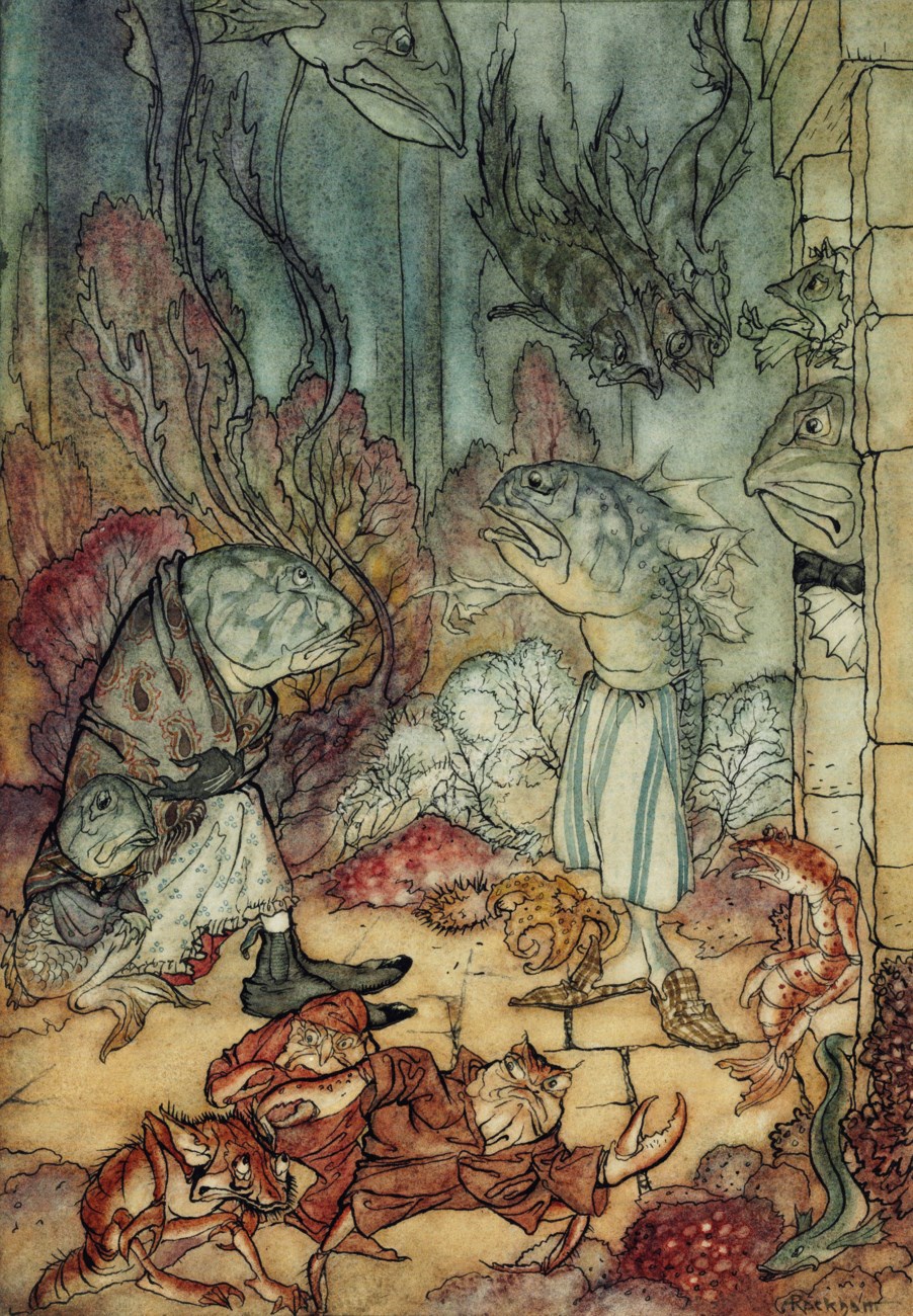 RACKHAM, Arthur (1867-1939). "There needed but little change, for they ...
